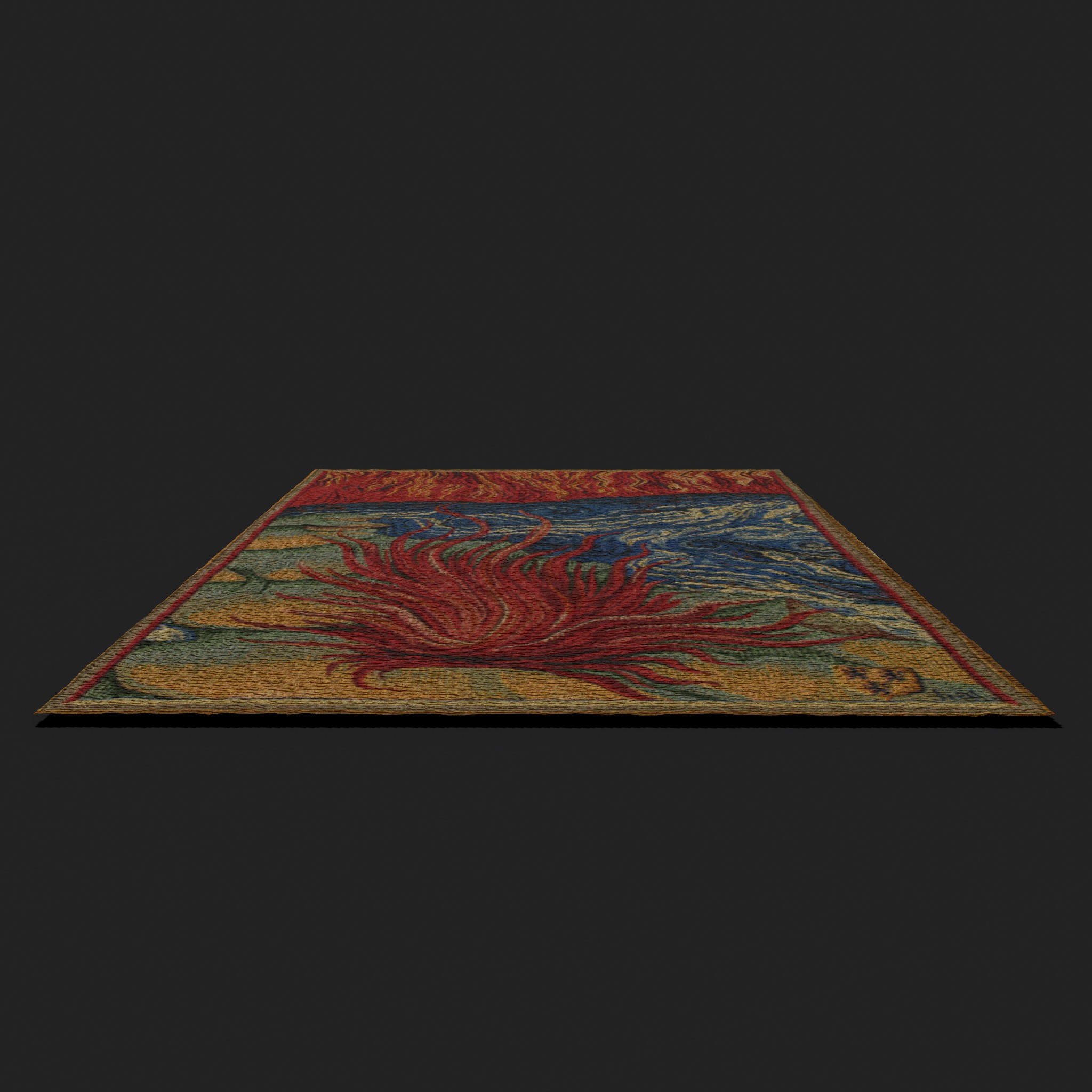 Fire Tapestry - 3D Model by Get Dead Entertainment