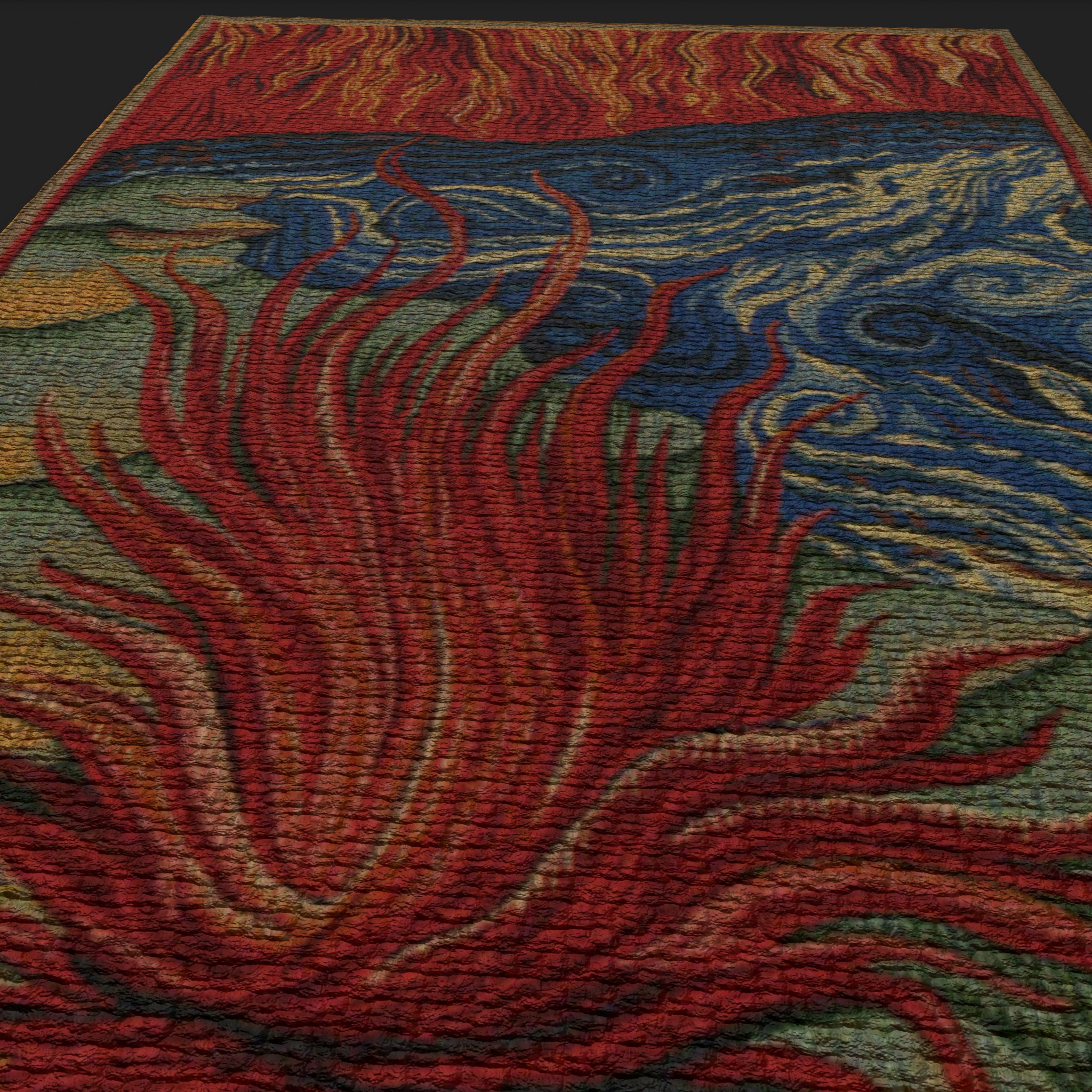 Fire Tapestry - 3D Model by Get Dead Entertainment