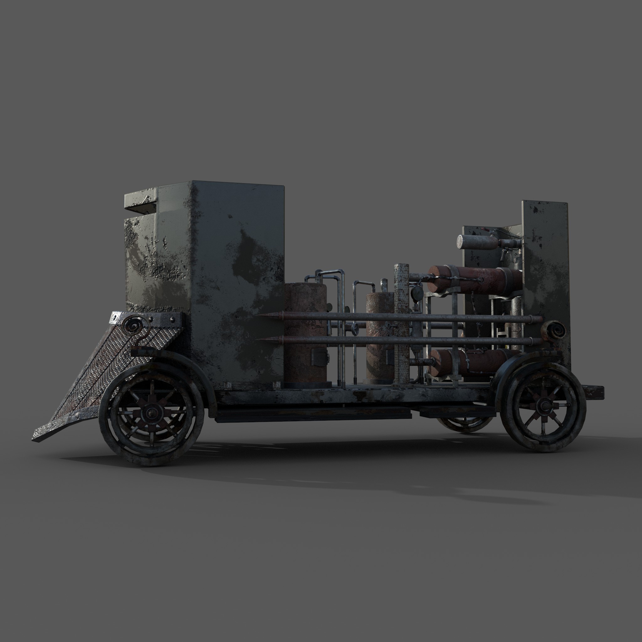 Flame Thrower Vehicle - 3D Model by Get Dead Entertainment