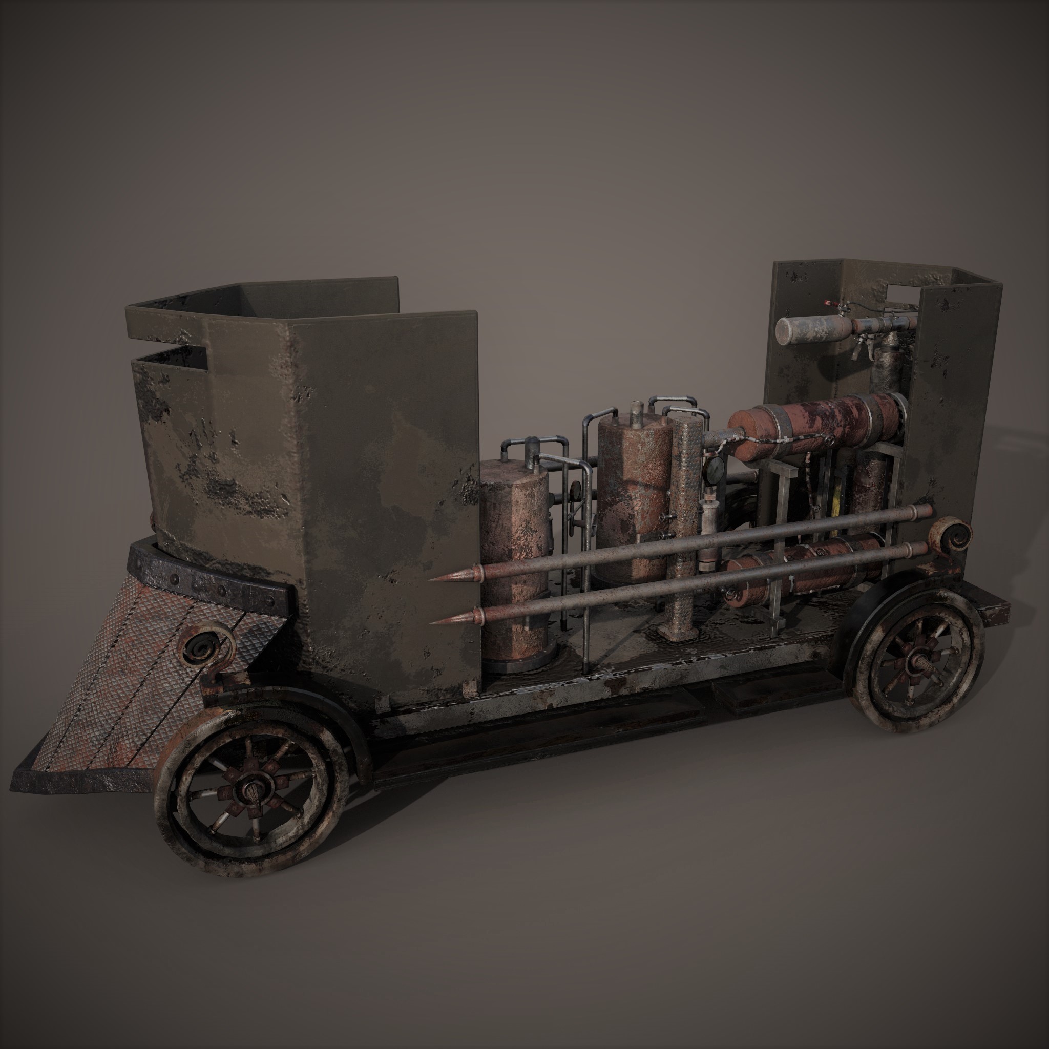 Flame Thrower Vehicle - 3D Model by Get Dead Entertainment