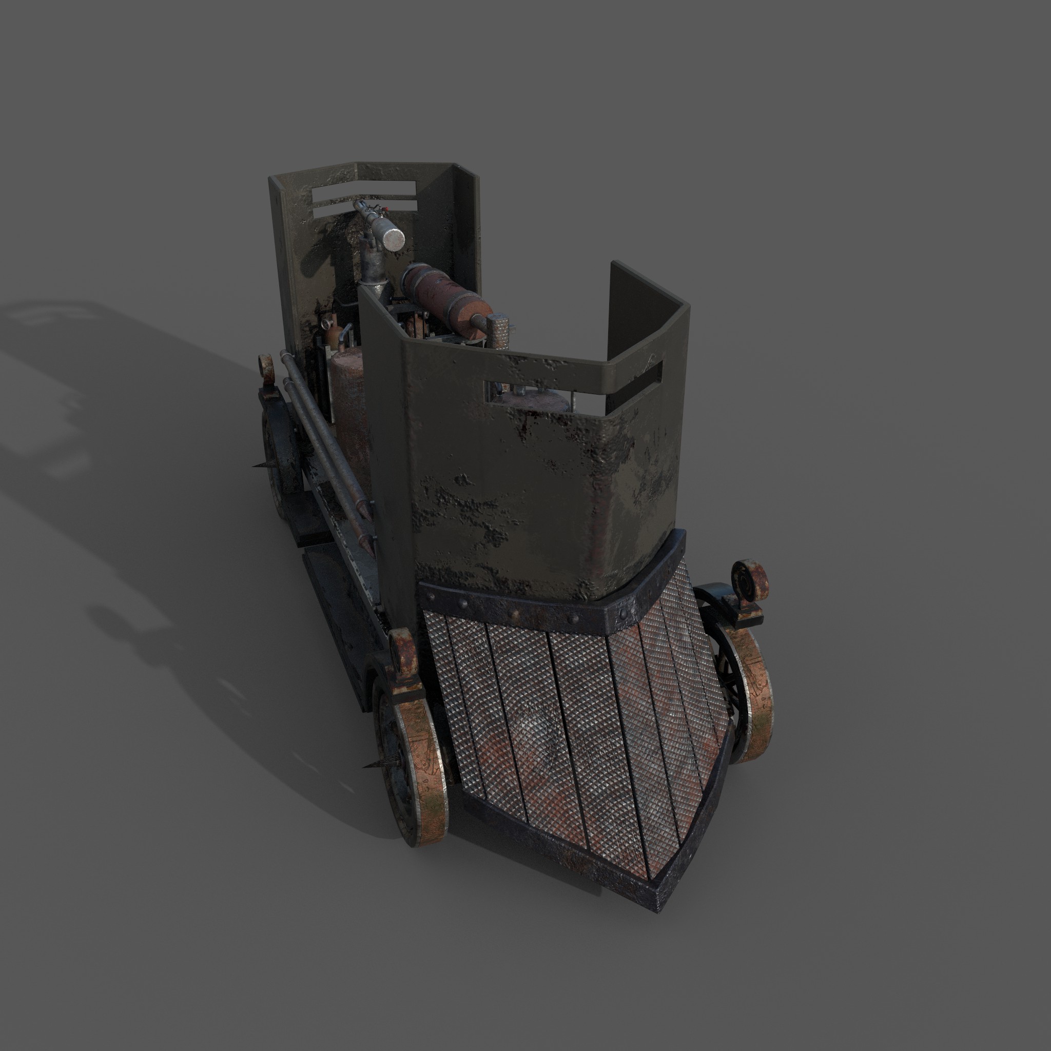 Flame Thrower Vehicle - 3D Model by Get Dead Entertainment