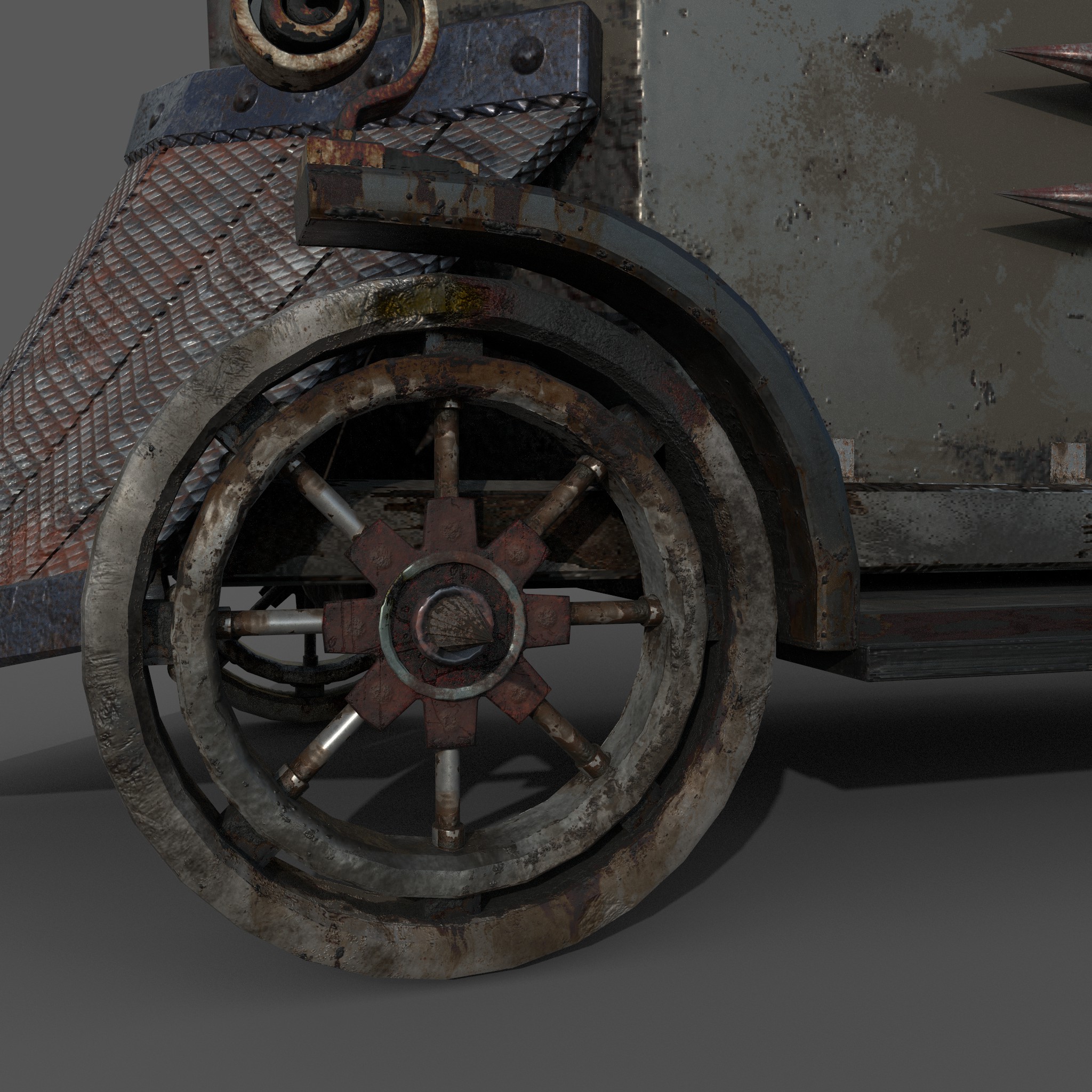 Flame Thrower Vehicle - 3D Model by Get Dead Entertainment