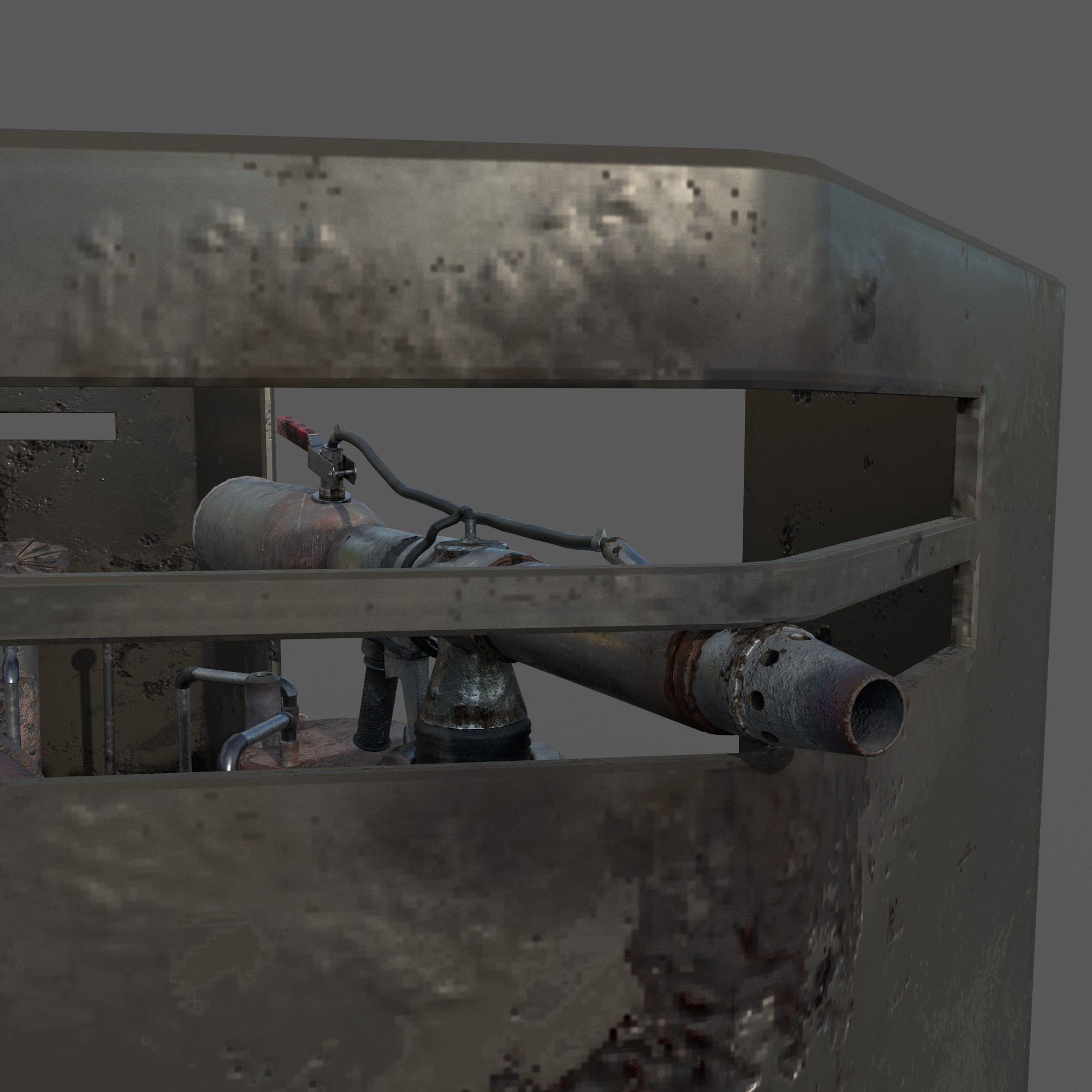 Flame Thrower Vehicle - 3D Model by Get Dead Entertainment