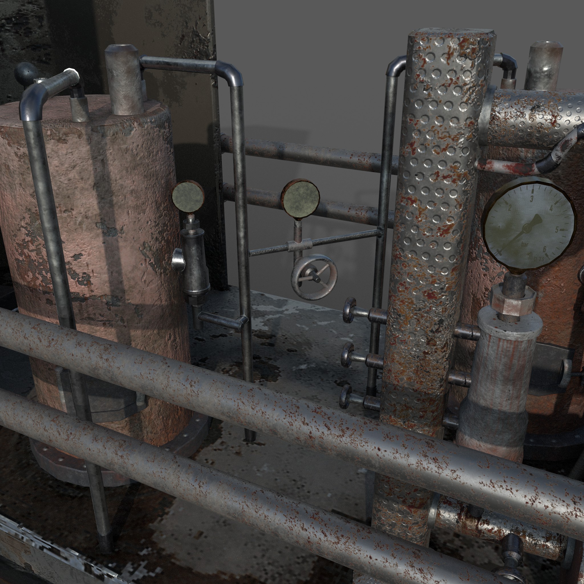 Flame Thrower Vehicle - 3D Model by Get Dead Entertainment