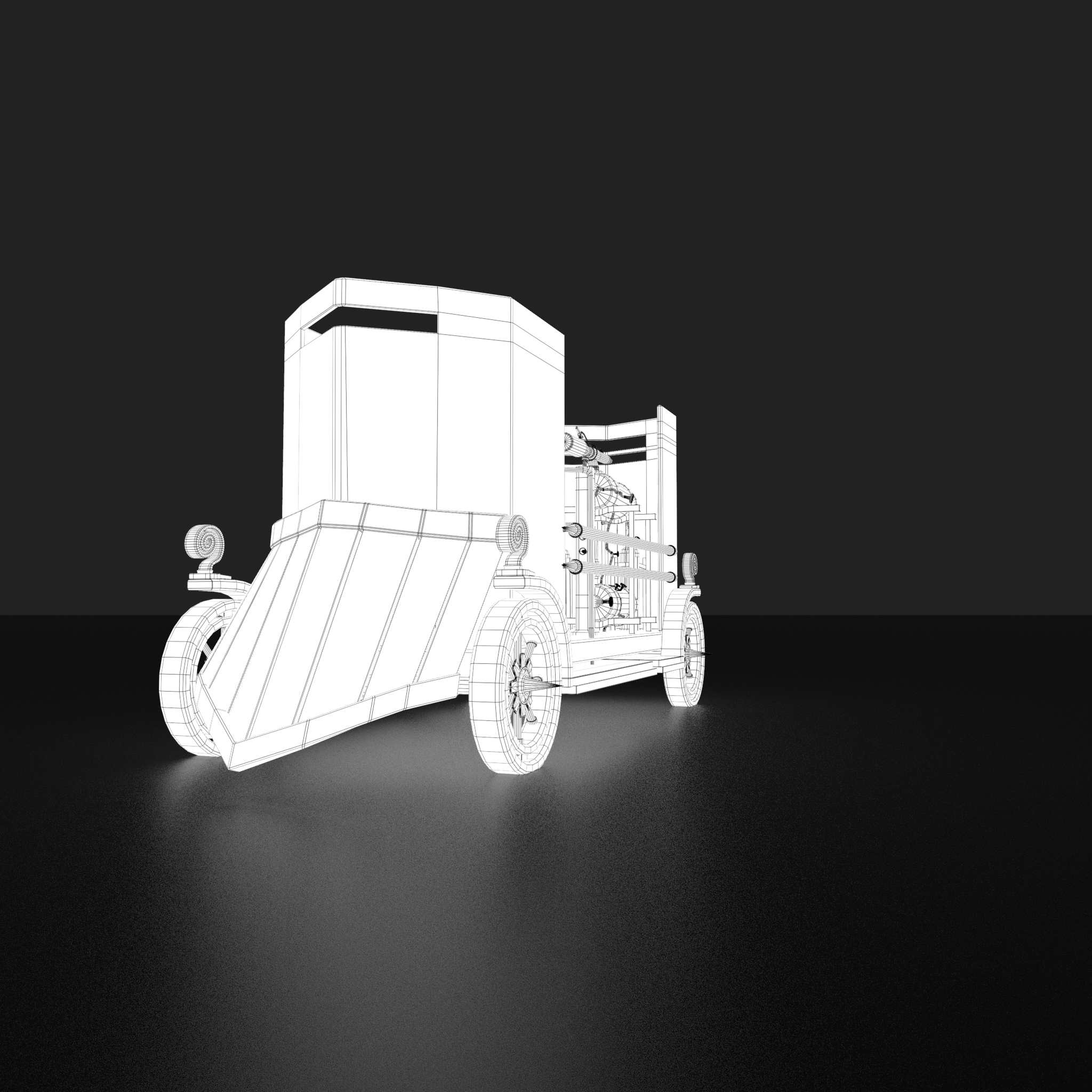 Flame Thrower Vehicle - 3D Model by Get Dead Entertainment
