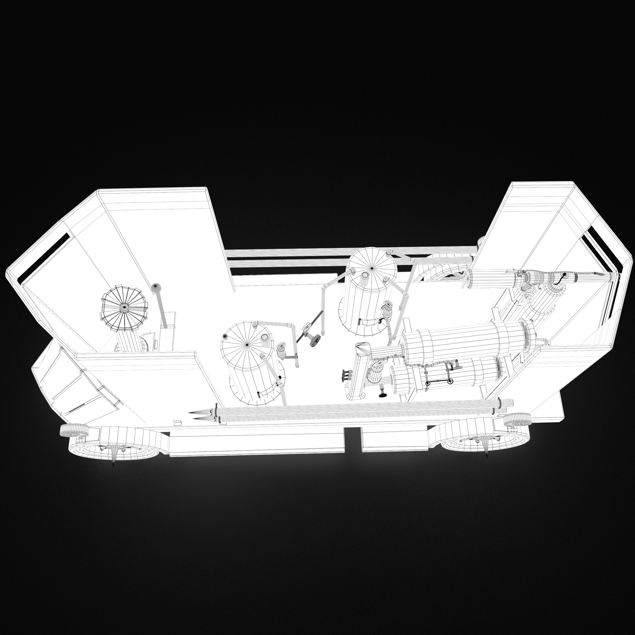 Flame Thrower Vehicle - 3D Model by Get Dead Entertainment
