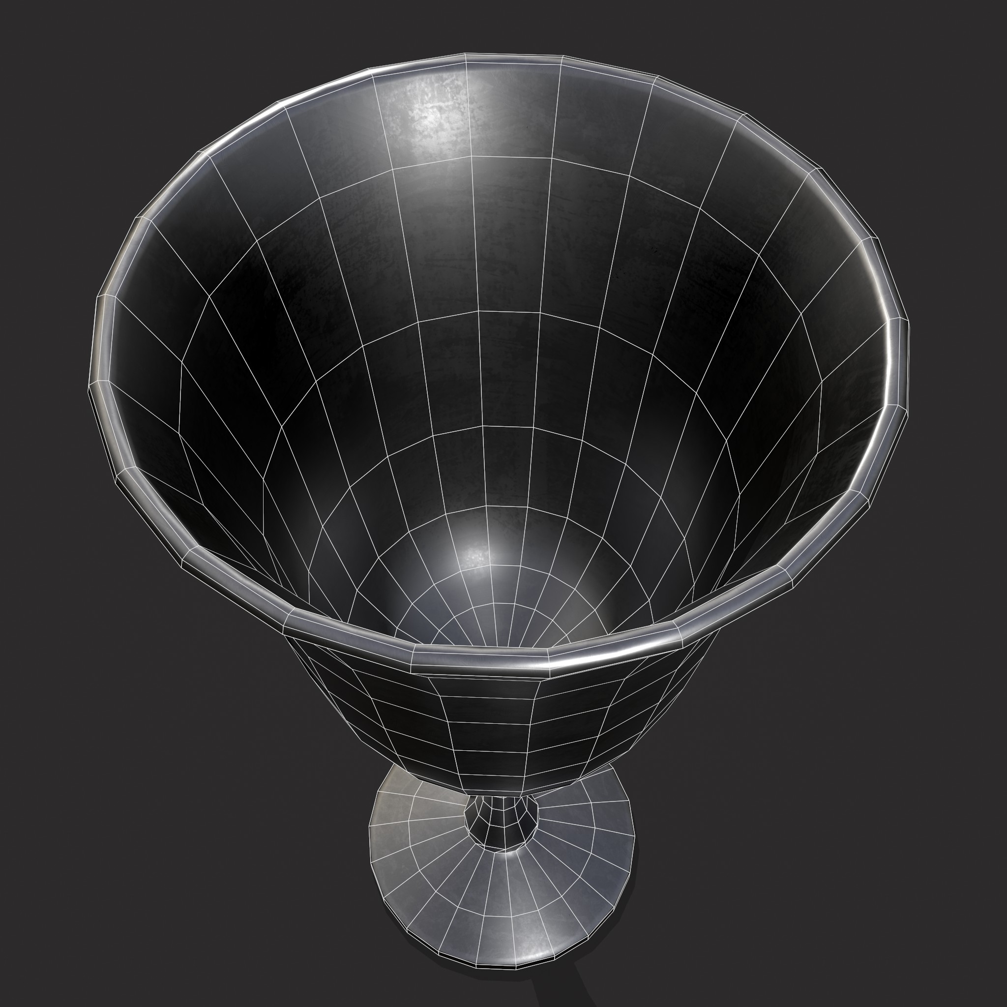 Fluted Pewter Cup - 3D Model by Get Dead Entertainment