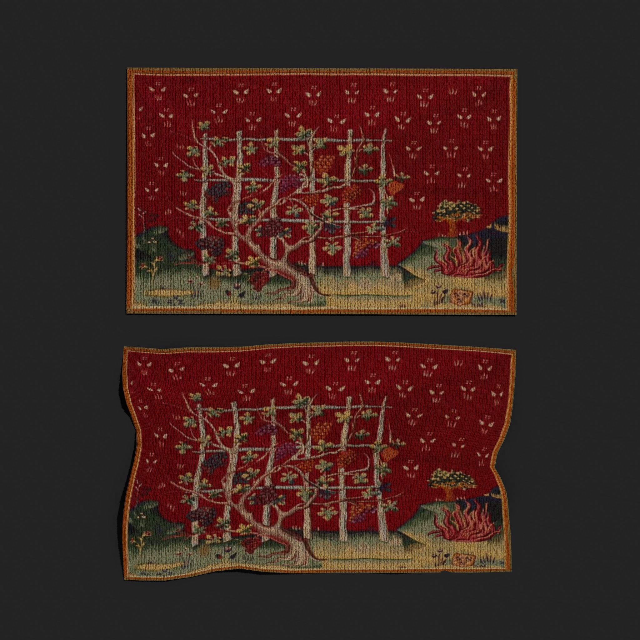 Forsaken Vineyard Tapestry - 3D Model by Get Dead Entertainment