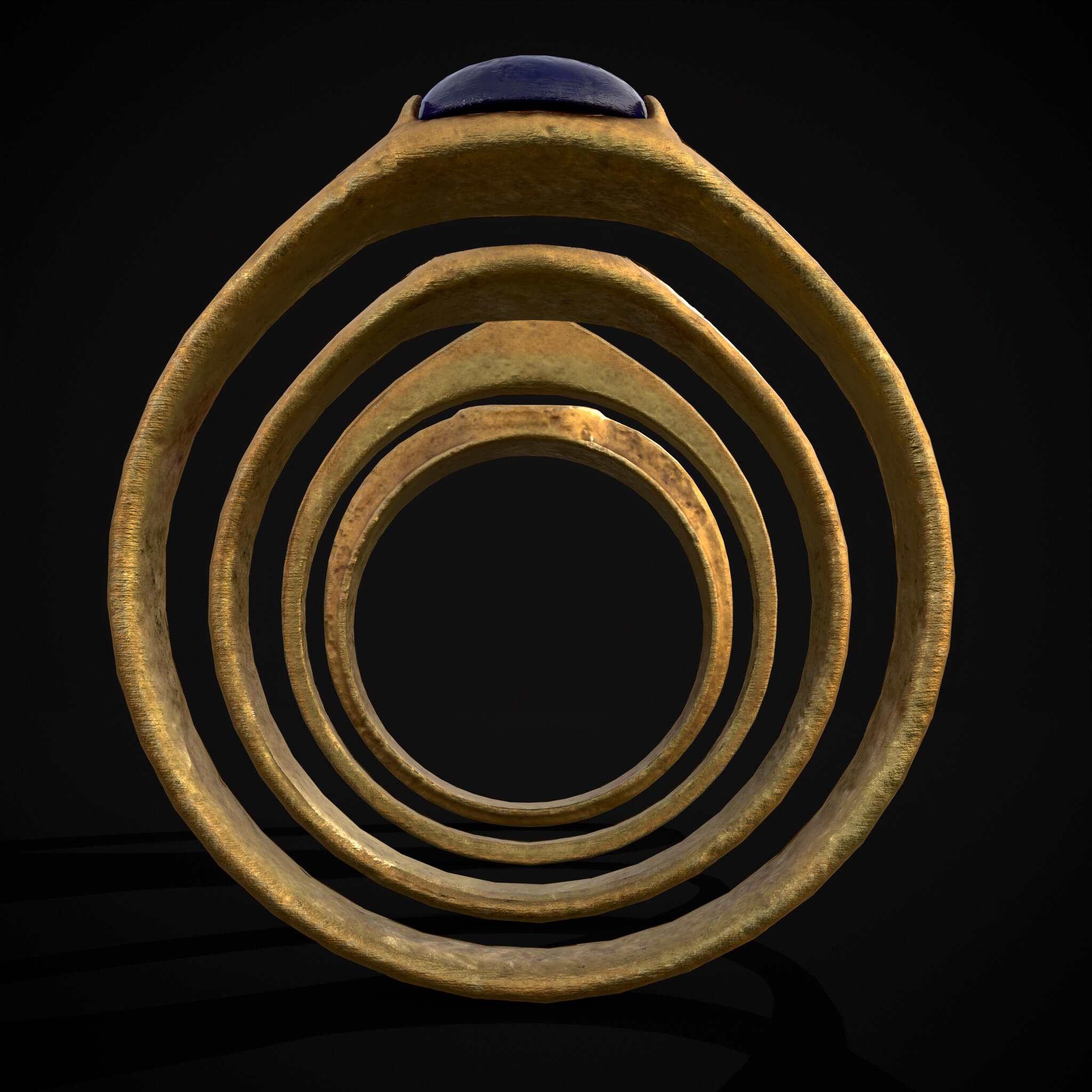 Four Medieval Rings - 3D Model by Get Dead Entertainment