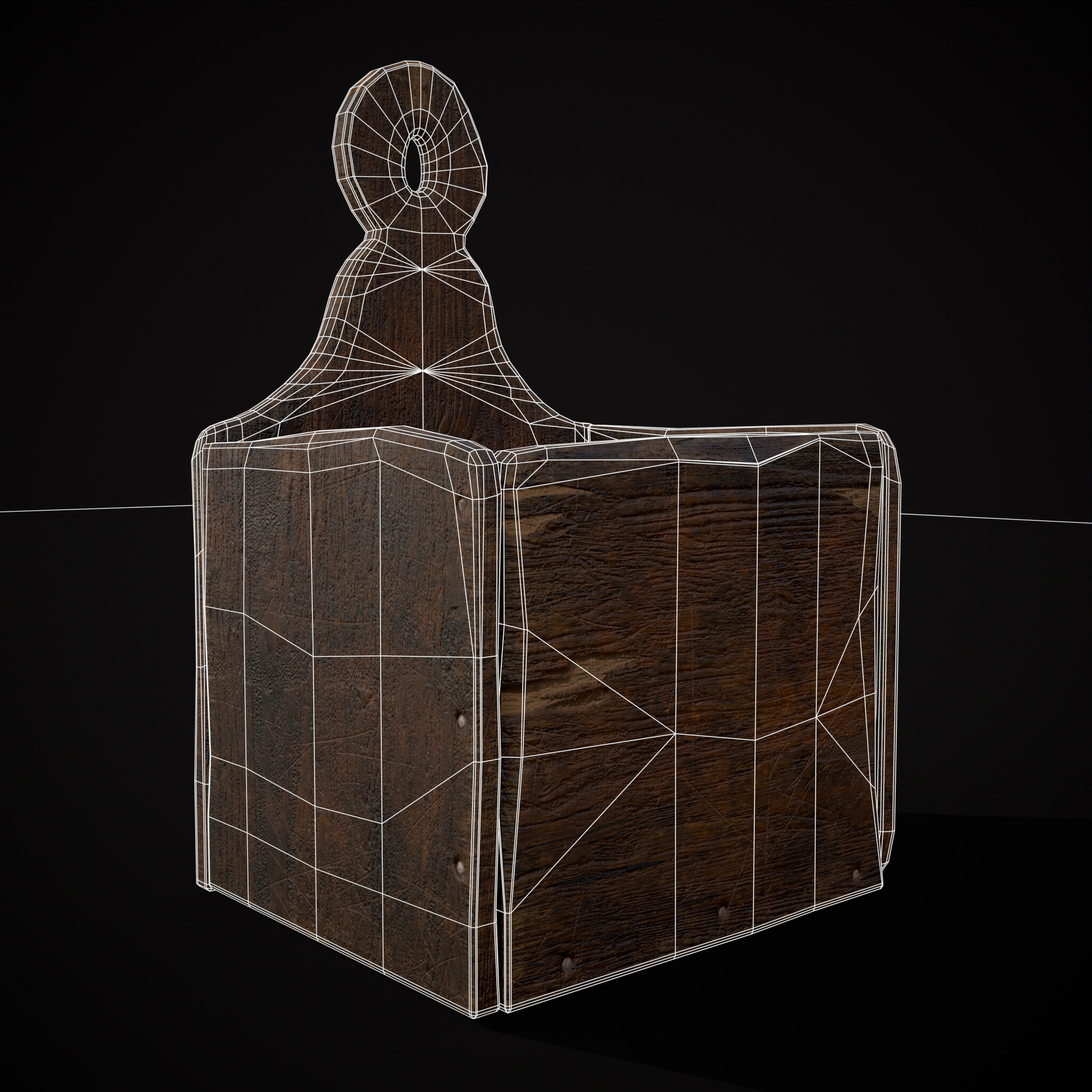 Four Rustic Medieval Crates - 3D Model by Get Dead Entertainment