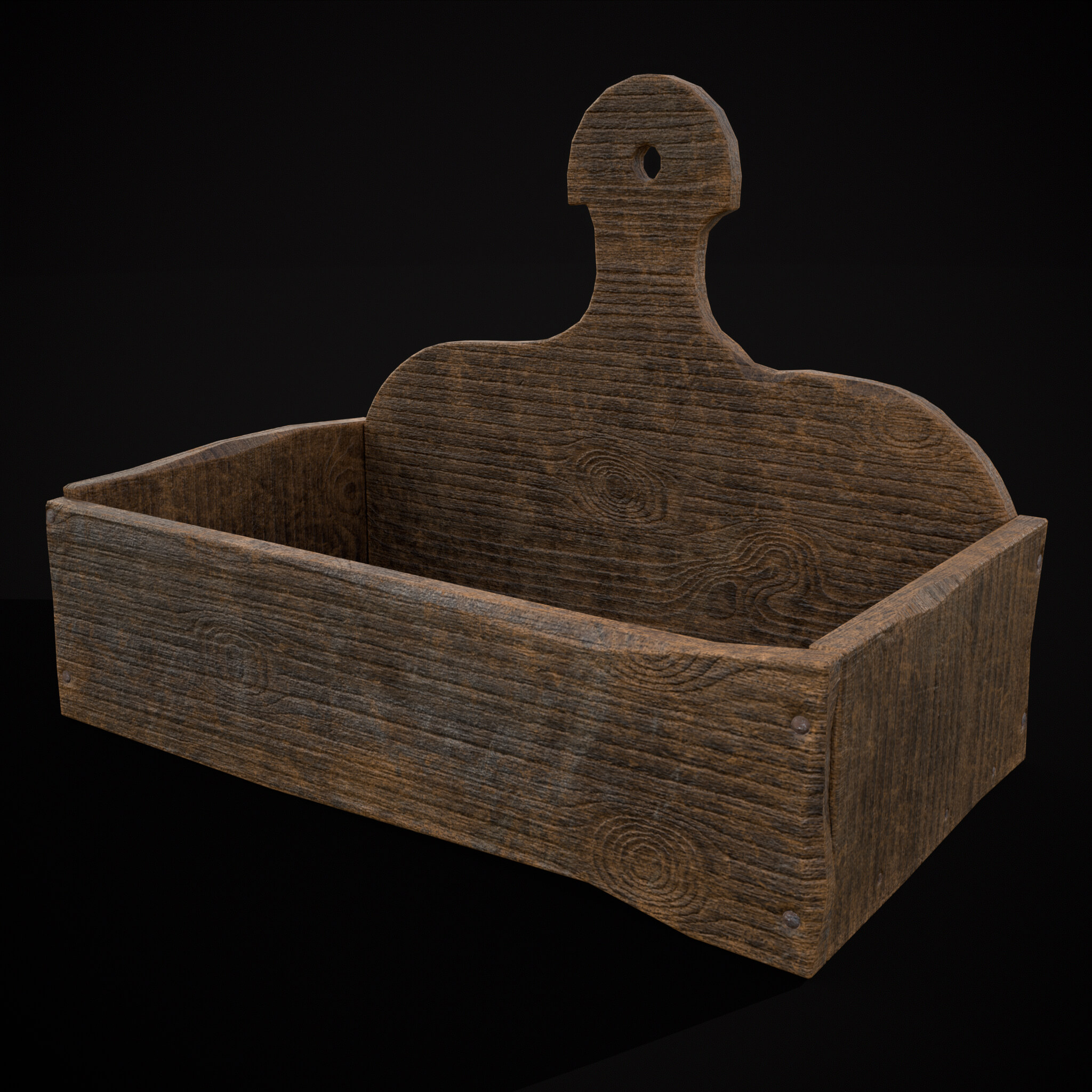Four Rustic Medieval Crates - 3D Model by Get Dead Entertainment