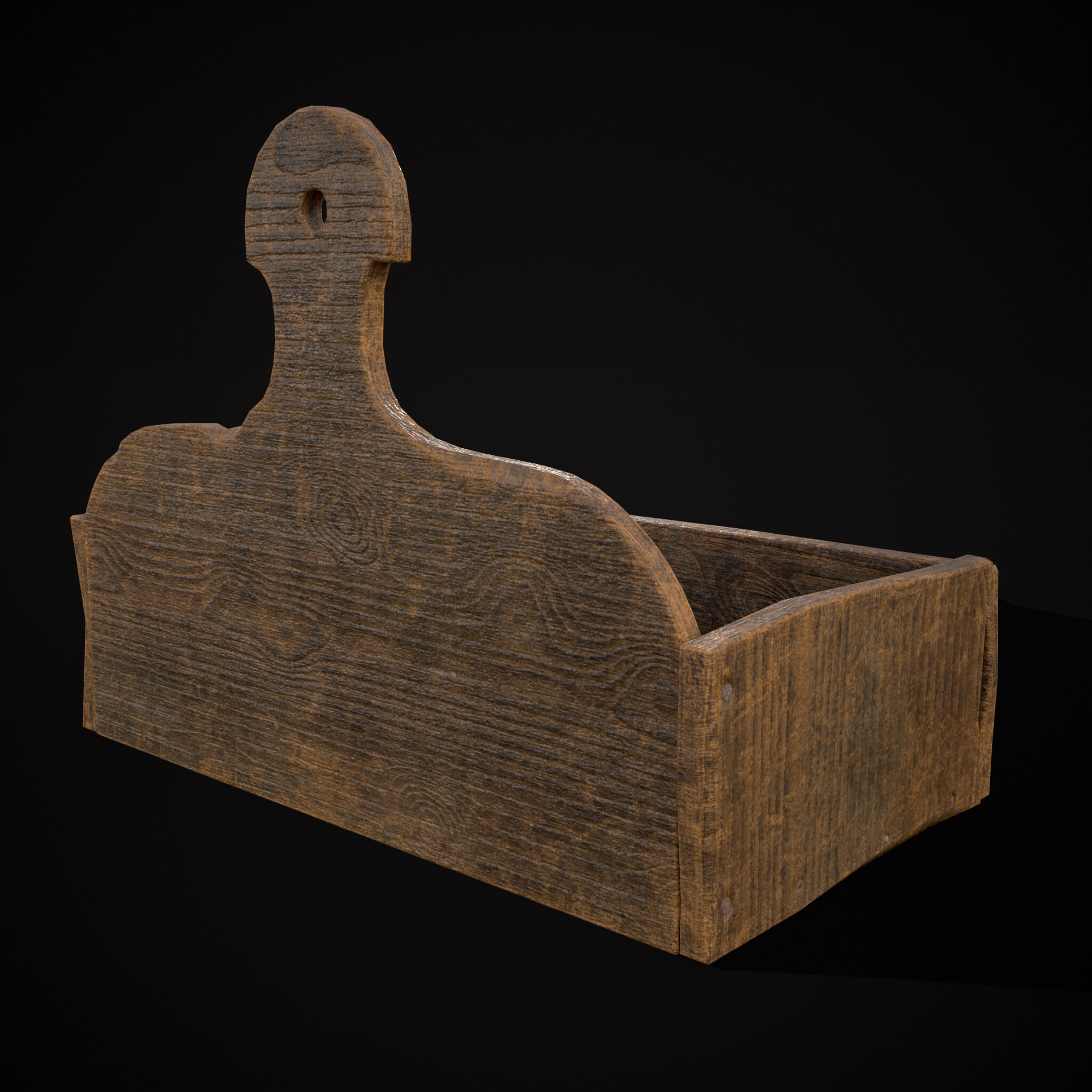 Four Rustic Medieval Crates - 3D Model by Get Dead Entertainment