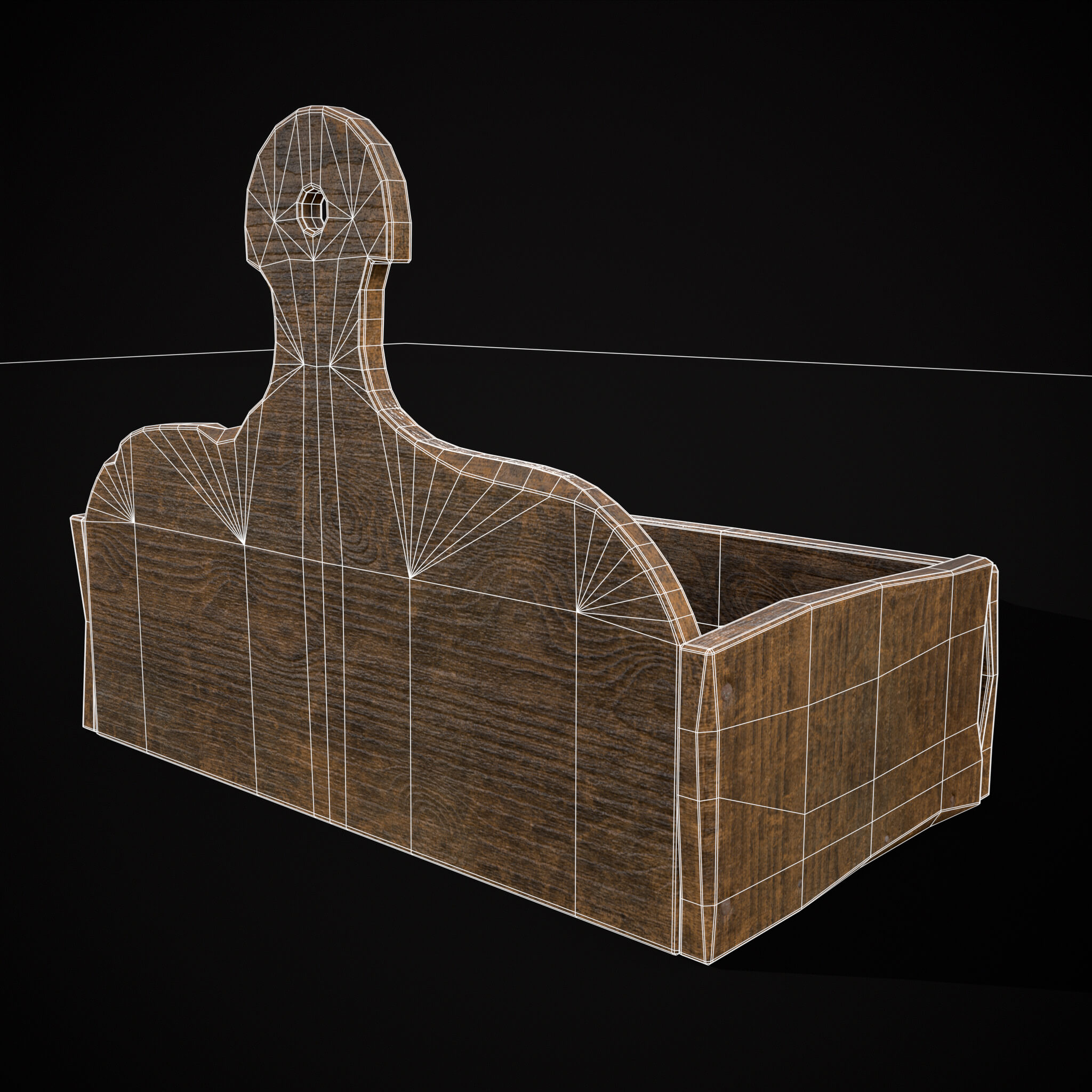 Four Rustic Medieval Crates - 3D Model by Get Dead Entertainment