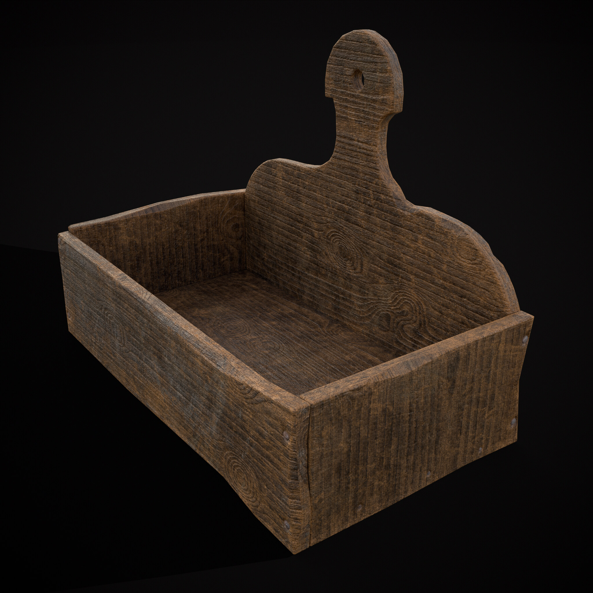 Four Rustic Medieval Crates - 3D Model by Get Dead Entertainment