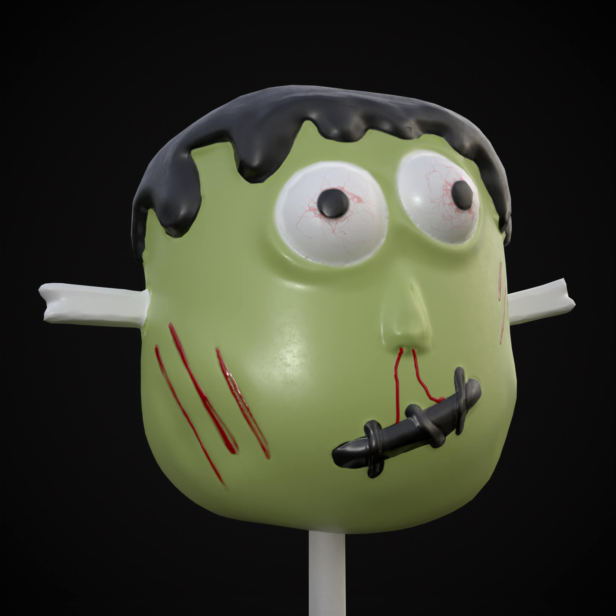 Frankenstein Cake Pop - 3D Model by Get Dead Entertainment