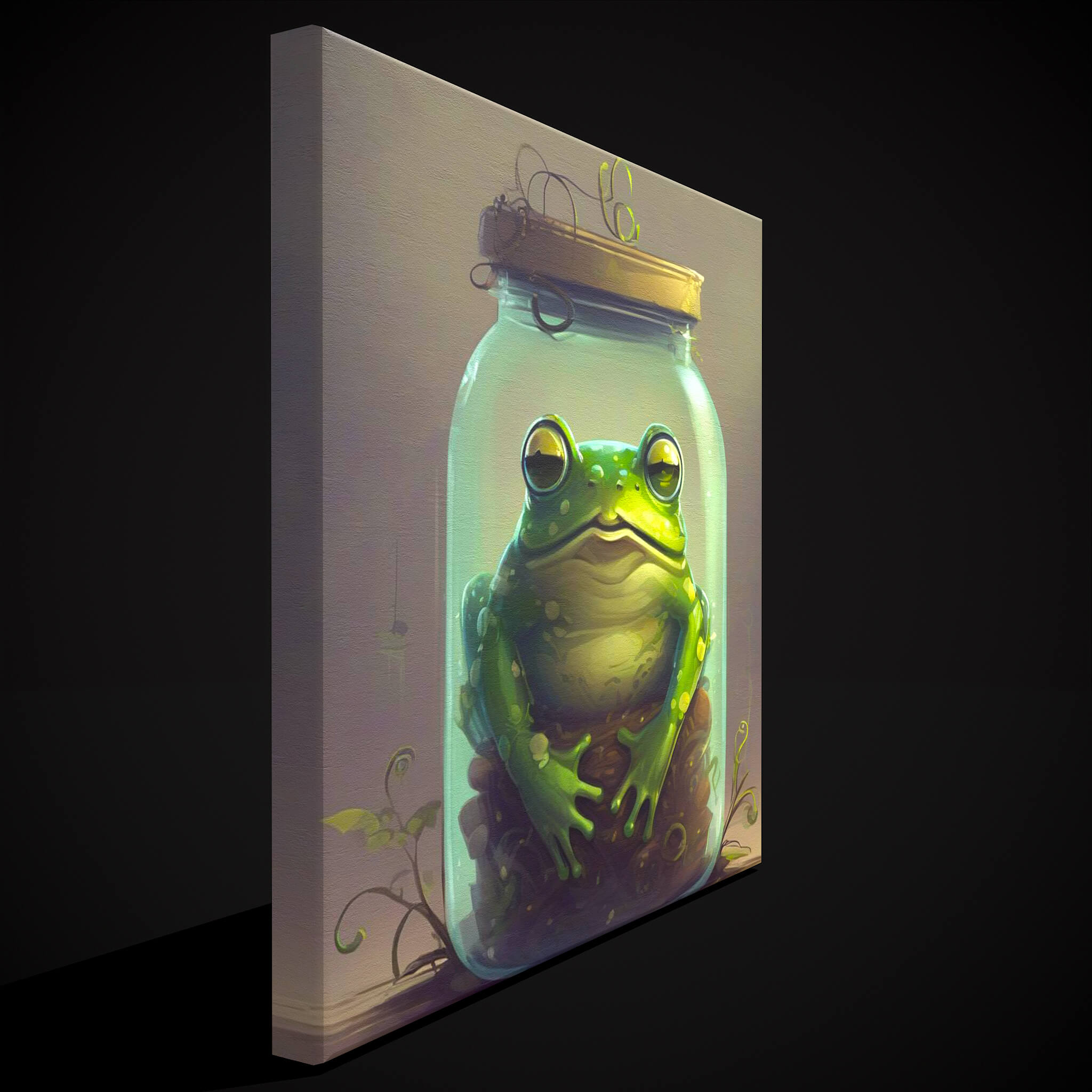 Frog in a Jar Painting - 3D Model by Get Dead Entertainment