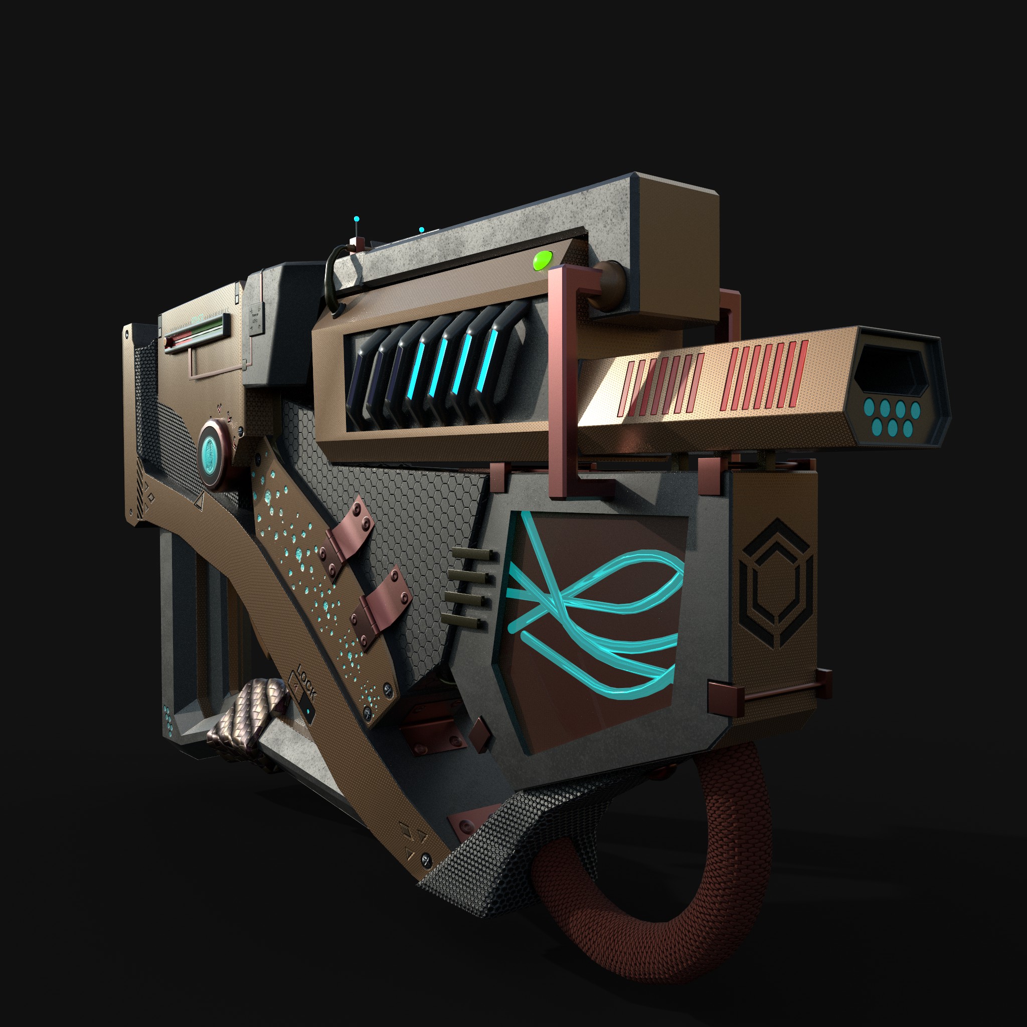 Future Gun Model by Get Dead Entertainment