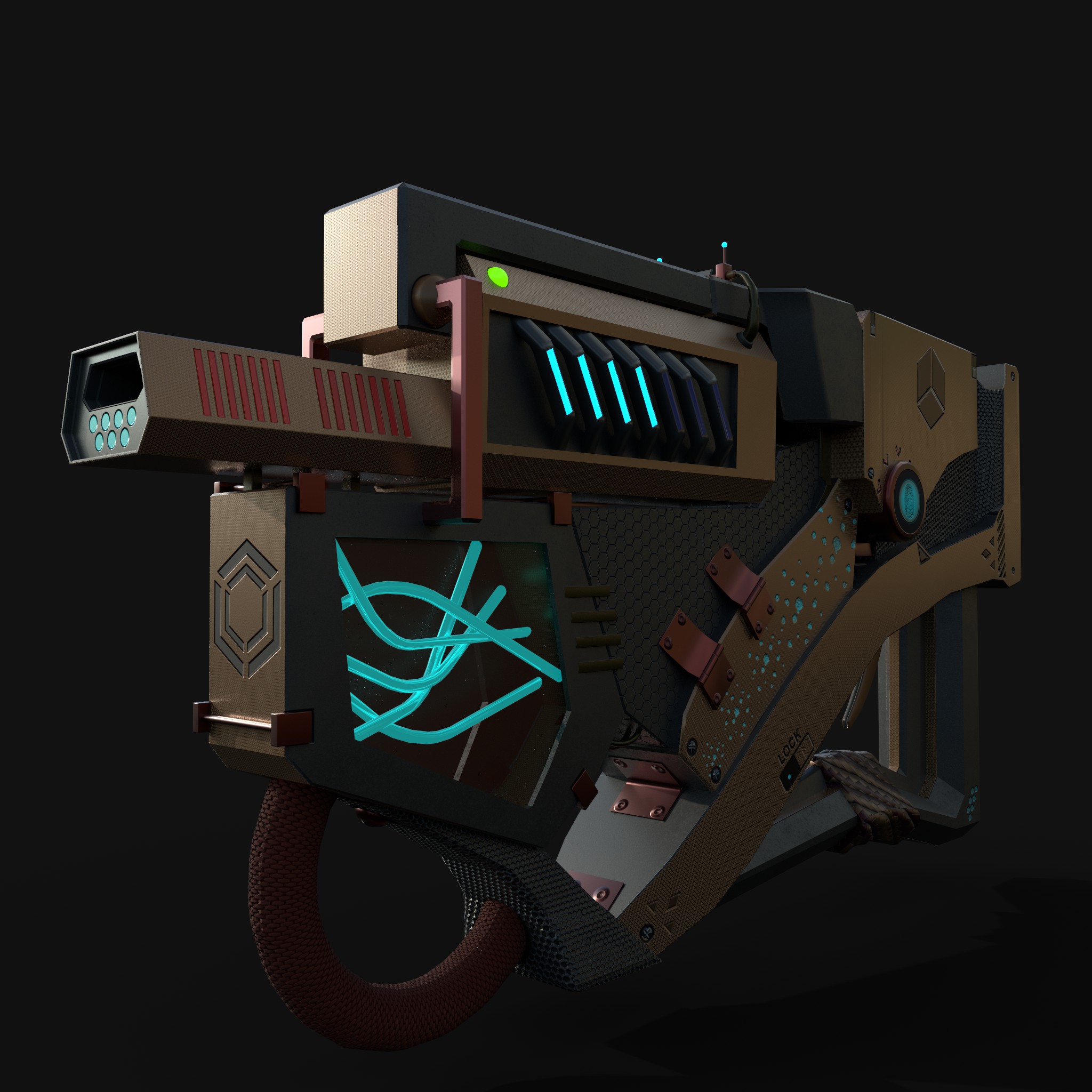 Future Gun Model by Get Dead Entertainment