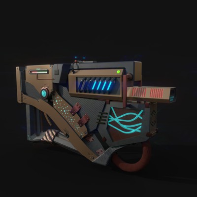 Future Gun Model by Get Dead Entertainment