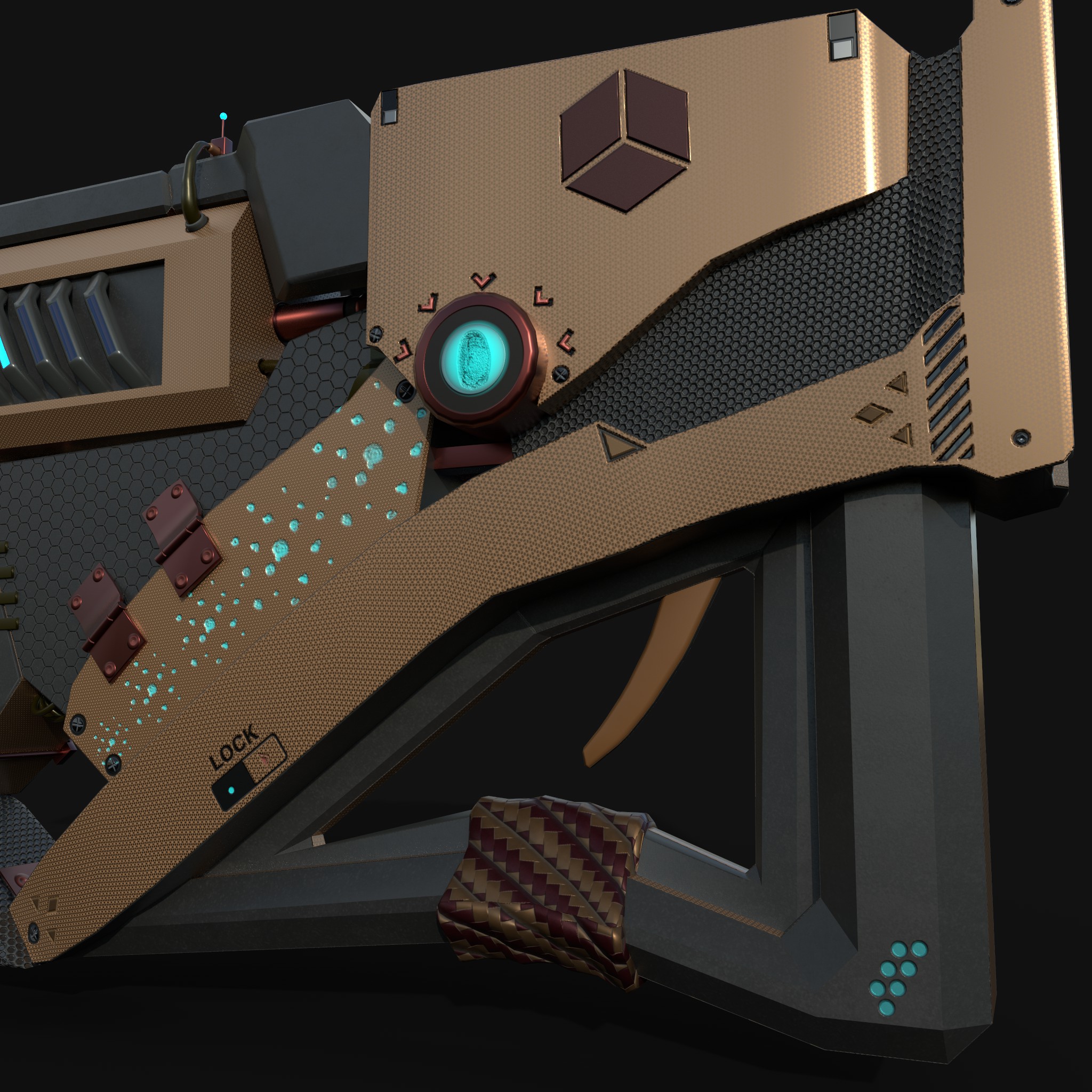 Future Gun Model by Get Dead Entertainment