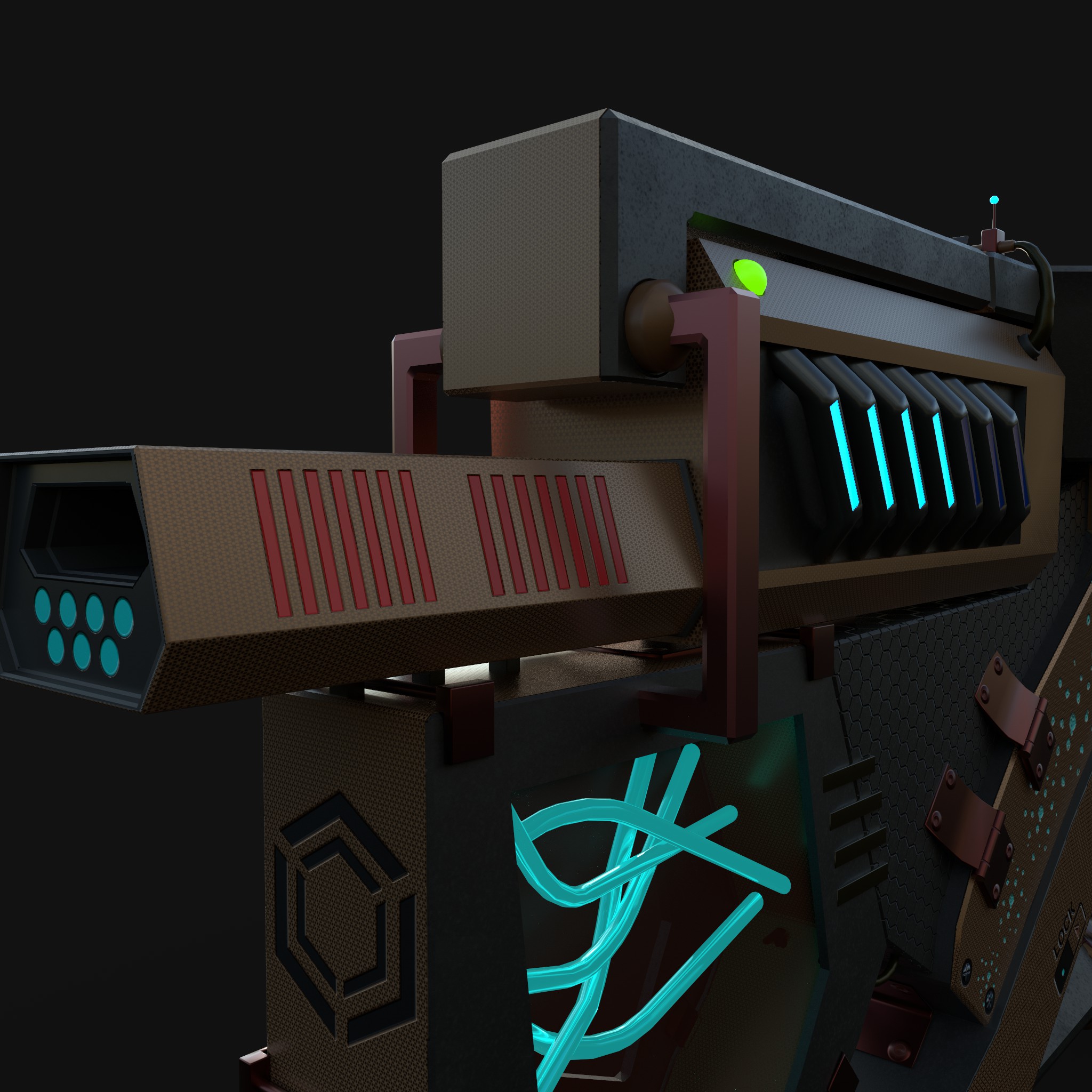 Future Gun Model by Get Dead Entertainment