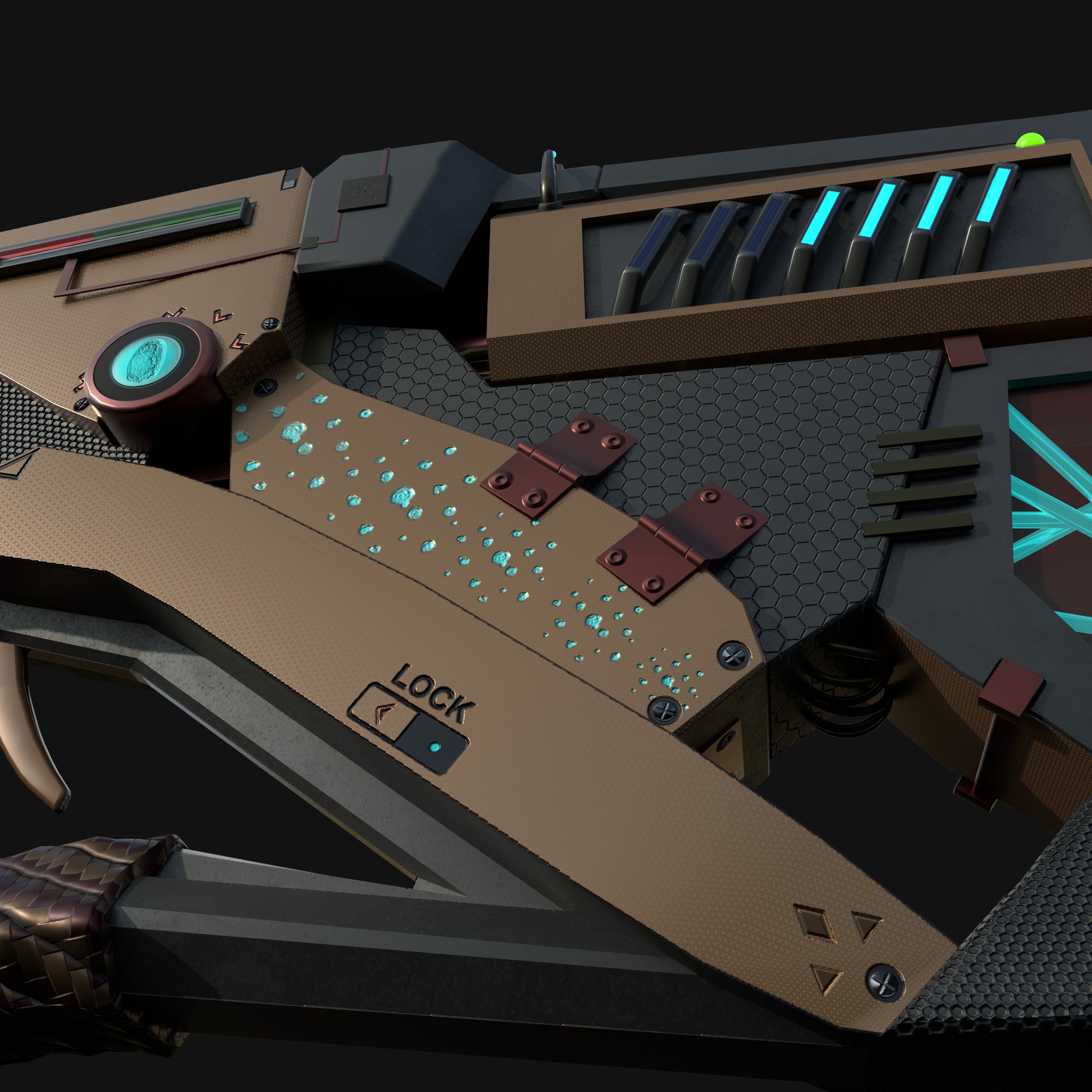 Future Gun Model by Get Dead Entertainment