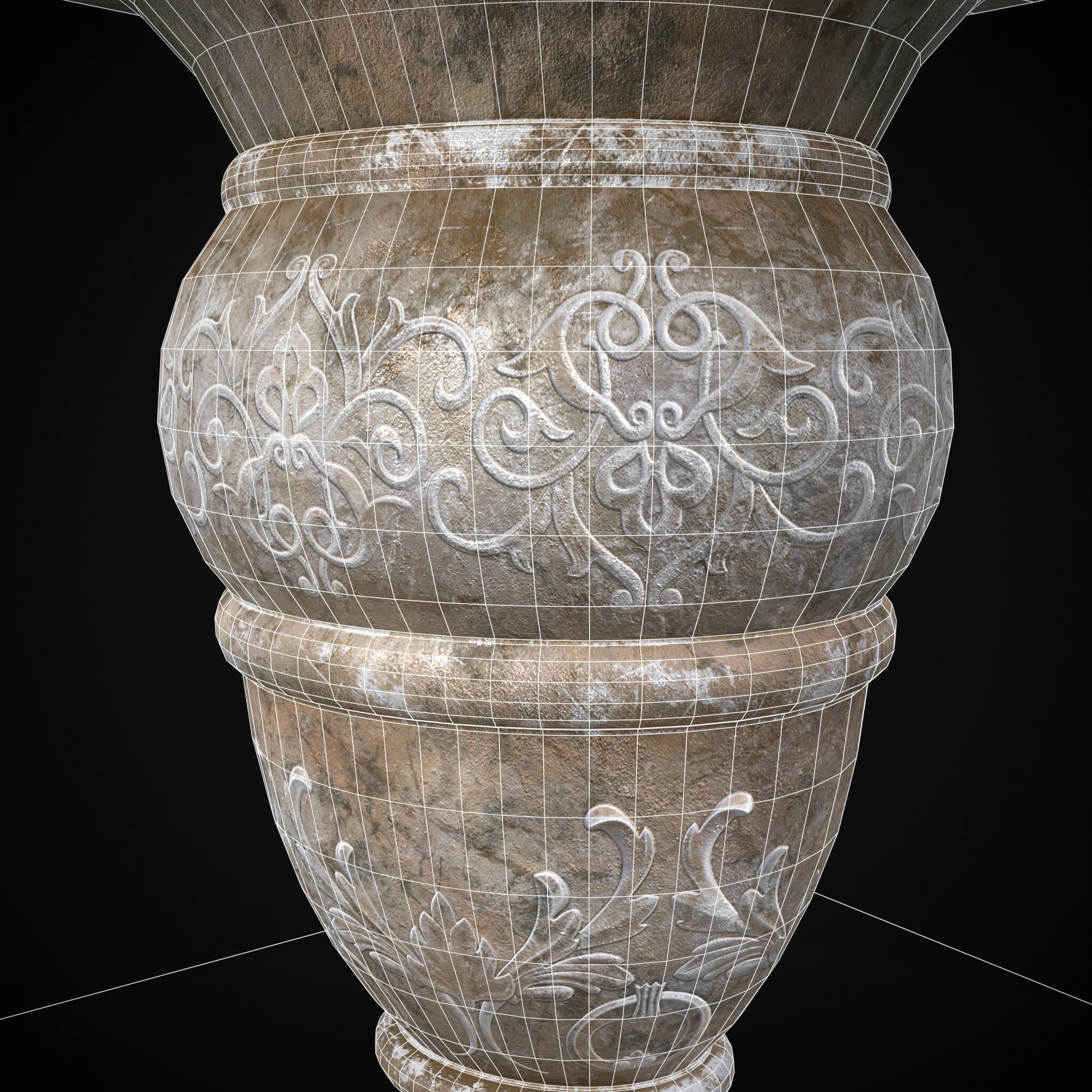 Garden Planter Variation Four - 3D Model by Get Dead Entertainment