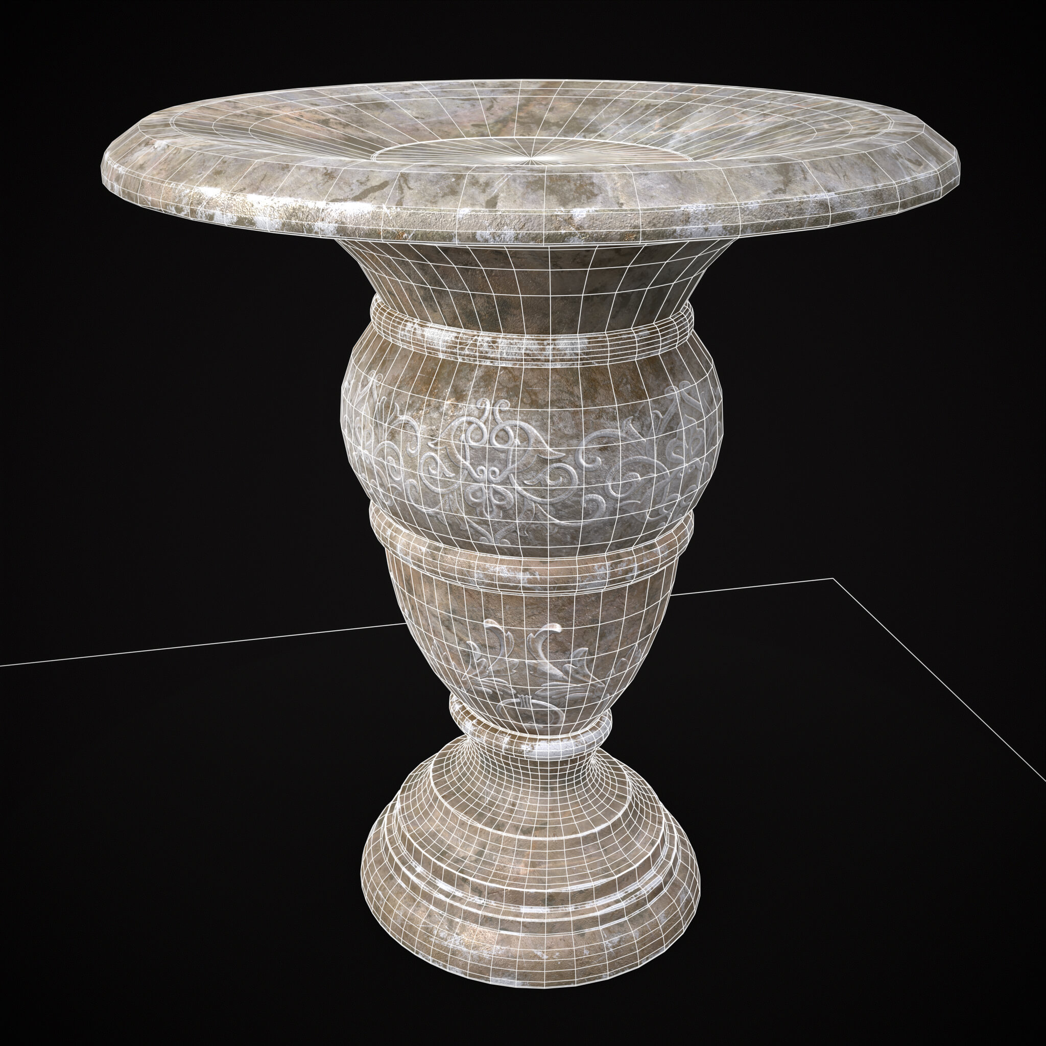 Garden Planter Variation Four - 3D Model by Get Dead Entertainment