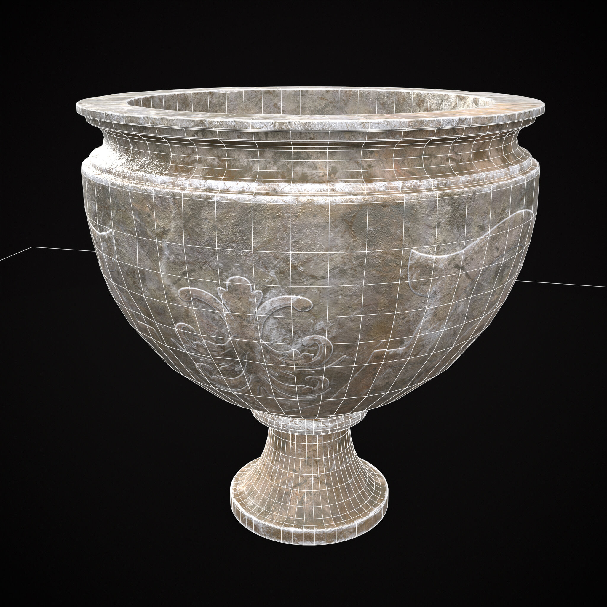 Garden Planter Variation One - 3D Model by Get Dead Entertainment