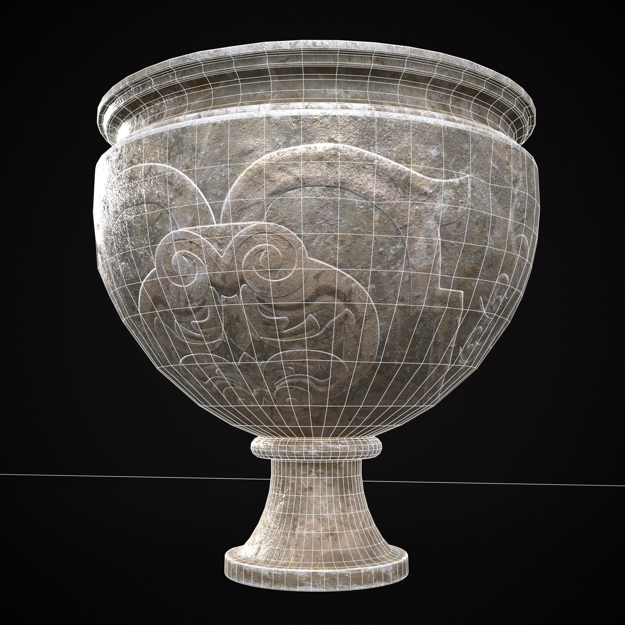 Garden Planter Variation One - 3D Model by Get Dead Entertainment