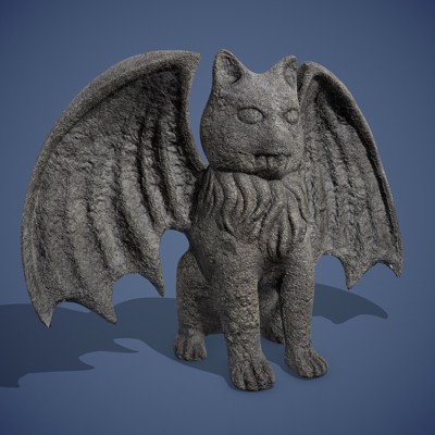 Gargoyle Statue - Free 3D Model by Get Dead Entertainment