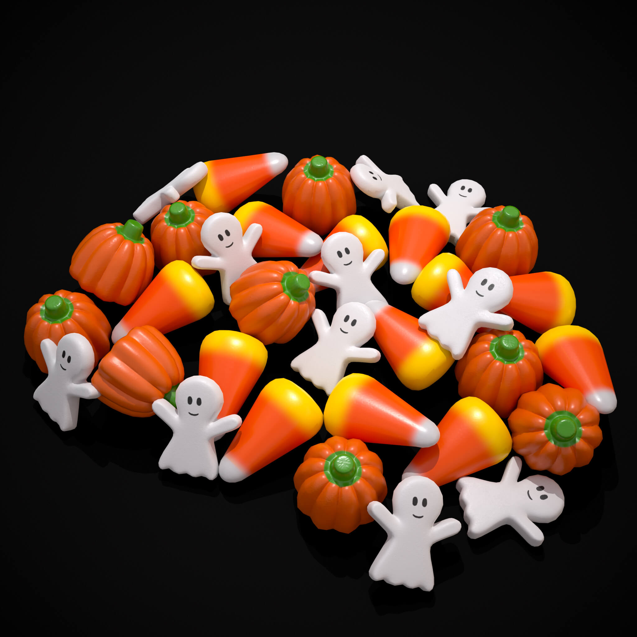 Ghost Candy Halloween Mix - 3D Model by Get Dead Entertainment