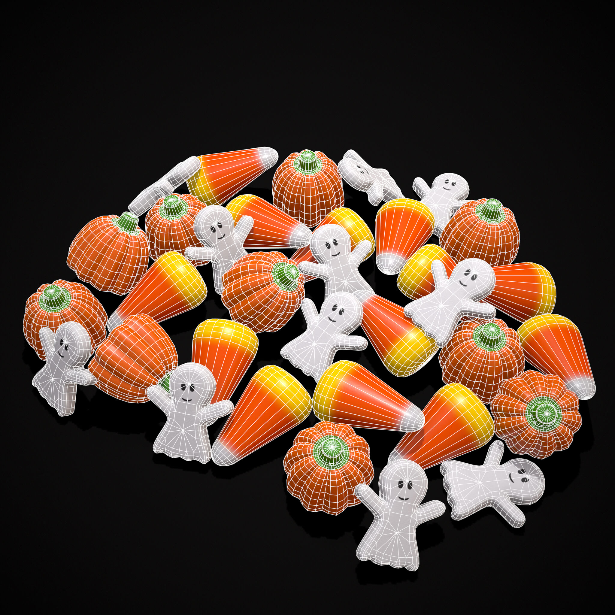 Ghost Candy Halloween Mix - 3D Model by Get Dead Entertainment