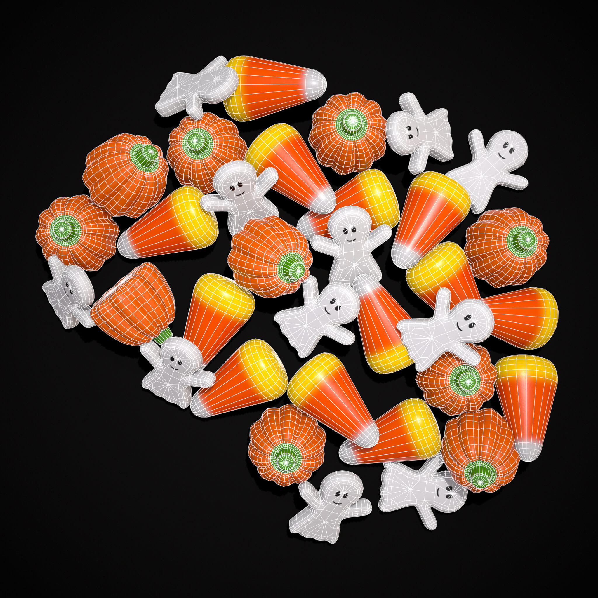 Ghost Candy Halloween Mix - 3D Model by Get Dead Entertainment