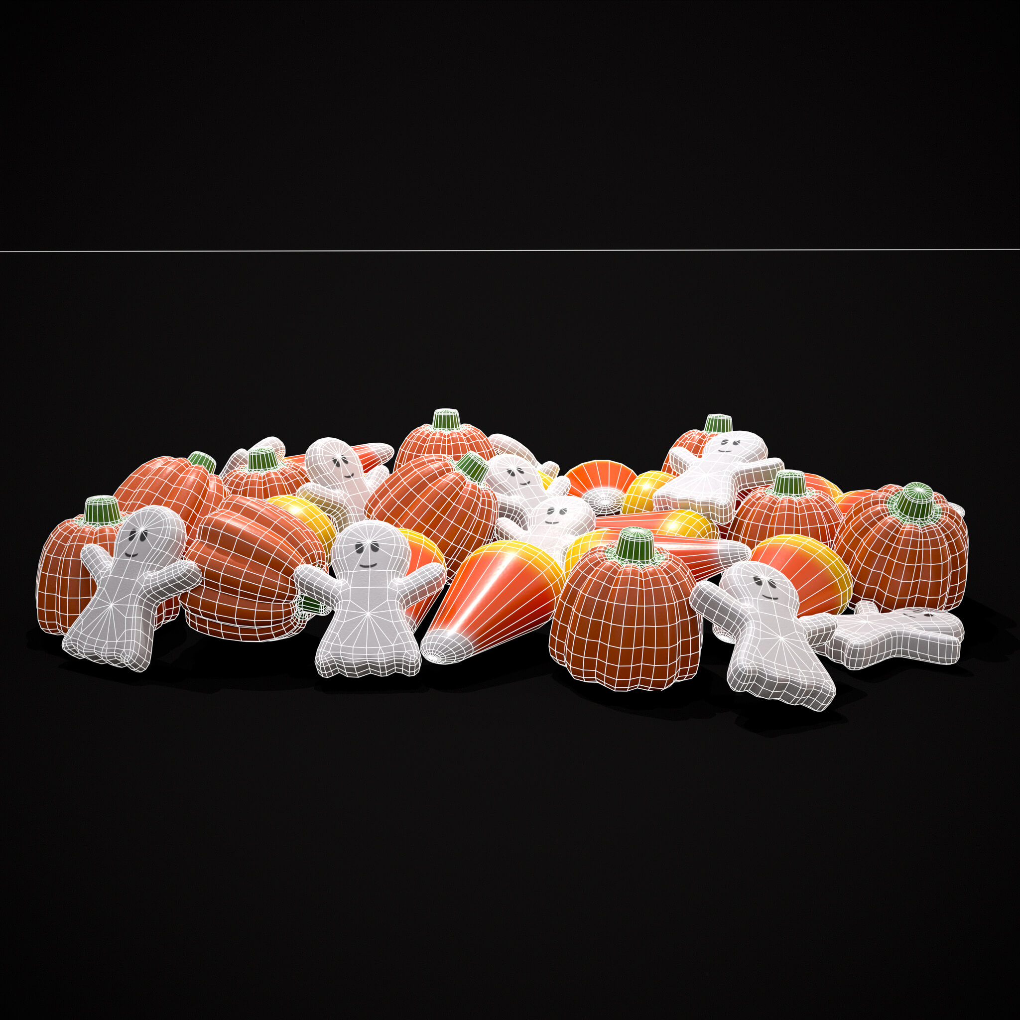 Ghost Candy Halloween Mix - 3D Model by Get Dead Entertainment