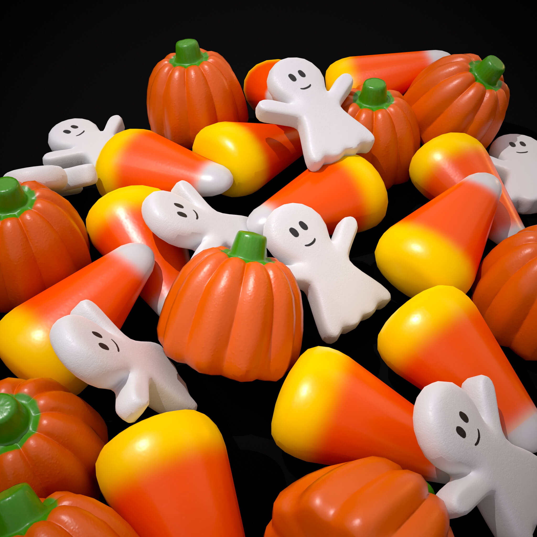 Ghost Candy Halloween Mix - 3D Model by Get Dead Entertainment