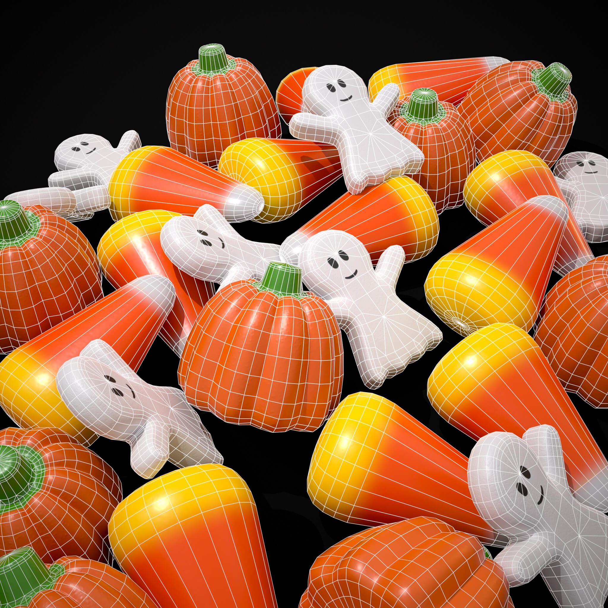 Ghost Candy Halloween Mix - 3D Model by Get Dead Entertainment