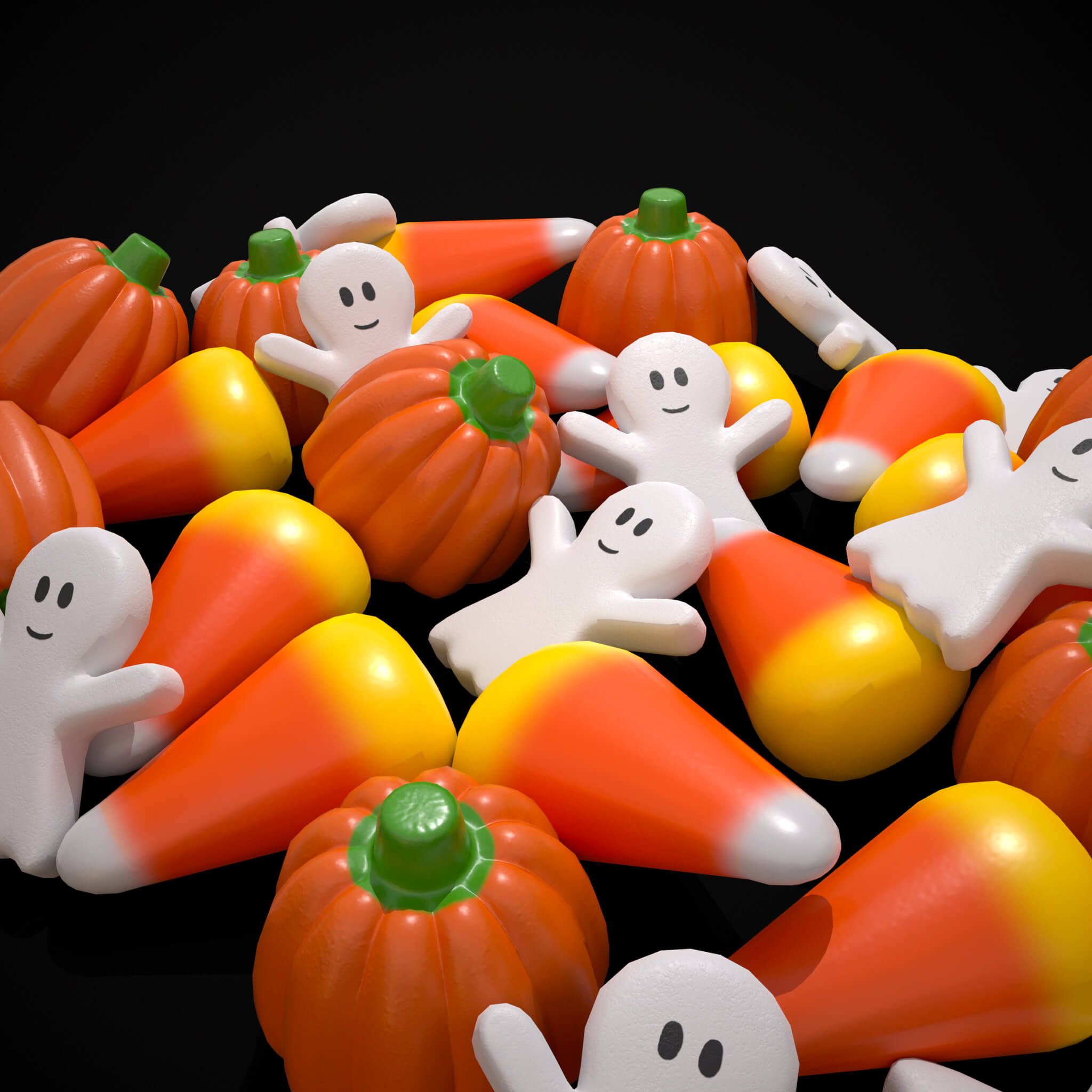 Ghost Candy Halloween Mix - 3D Model by Get Dead Entertainment