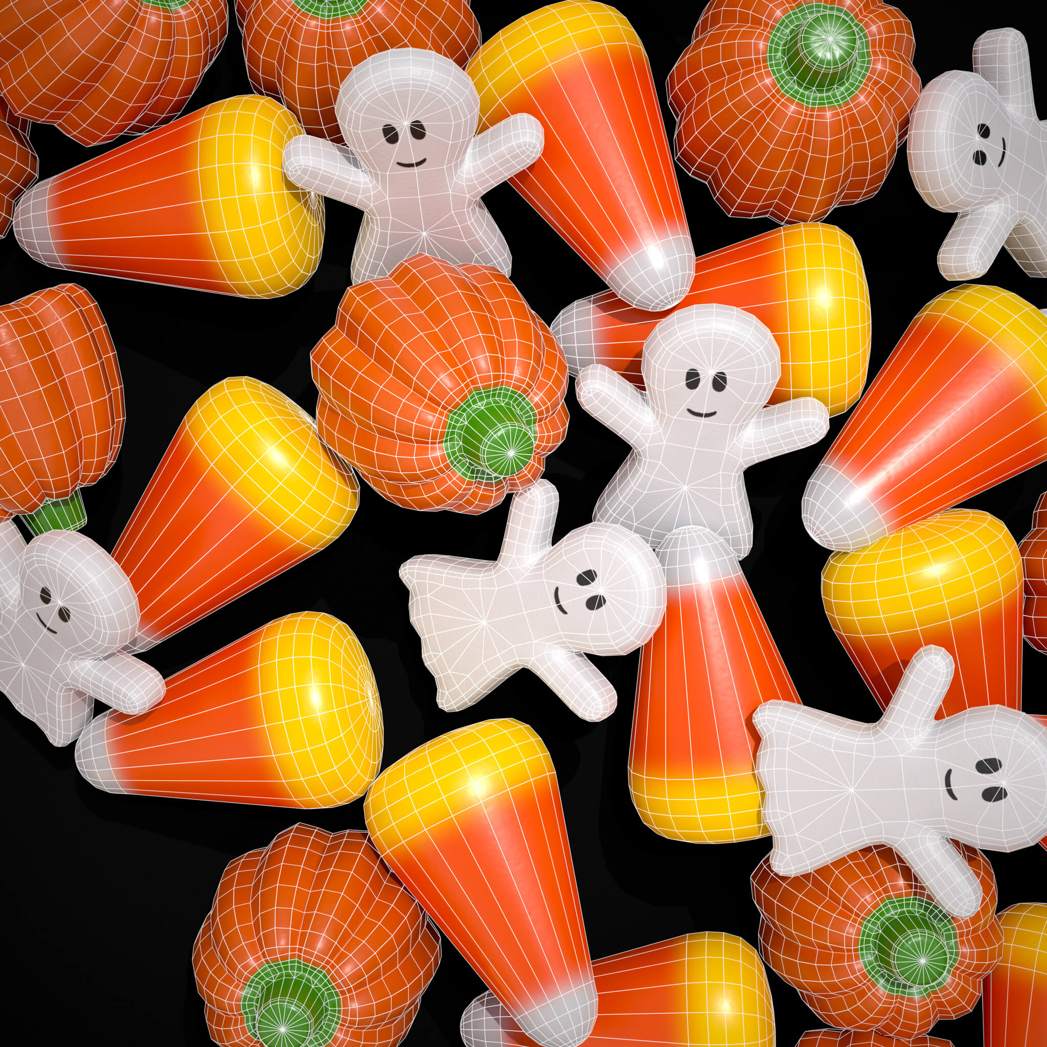 Ghost Candy Halloween Mix - 3D Model by Get Dead Entertainment