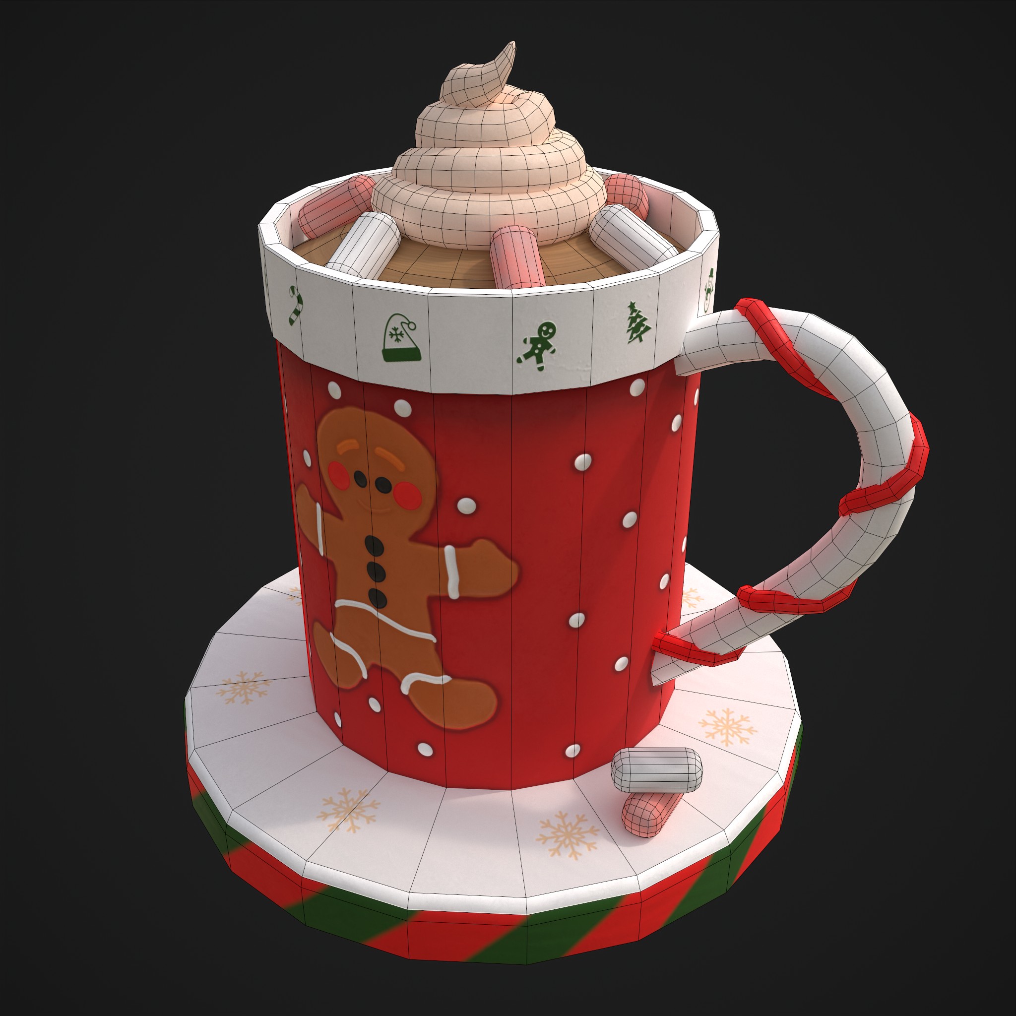 Gingerbread Hot Chocolate - 3D Model by Get Dead Entertainment
