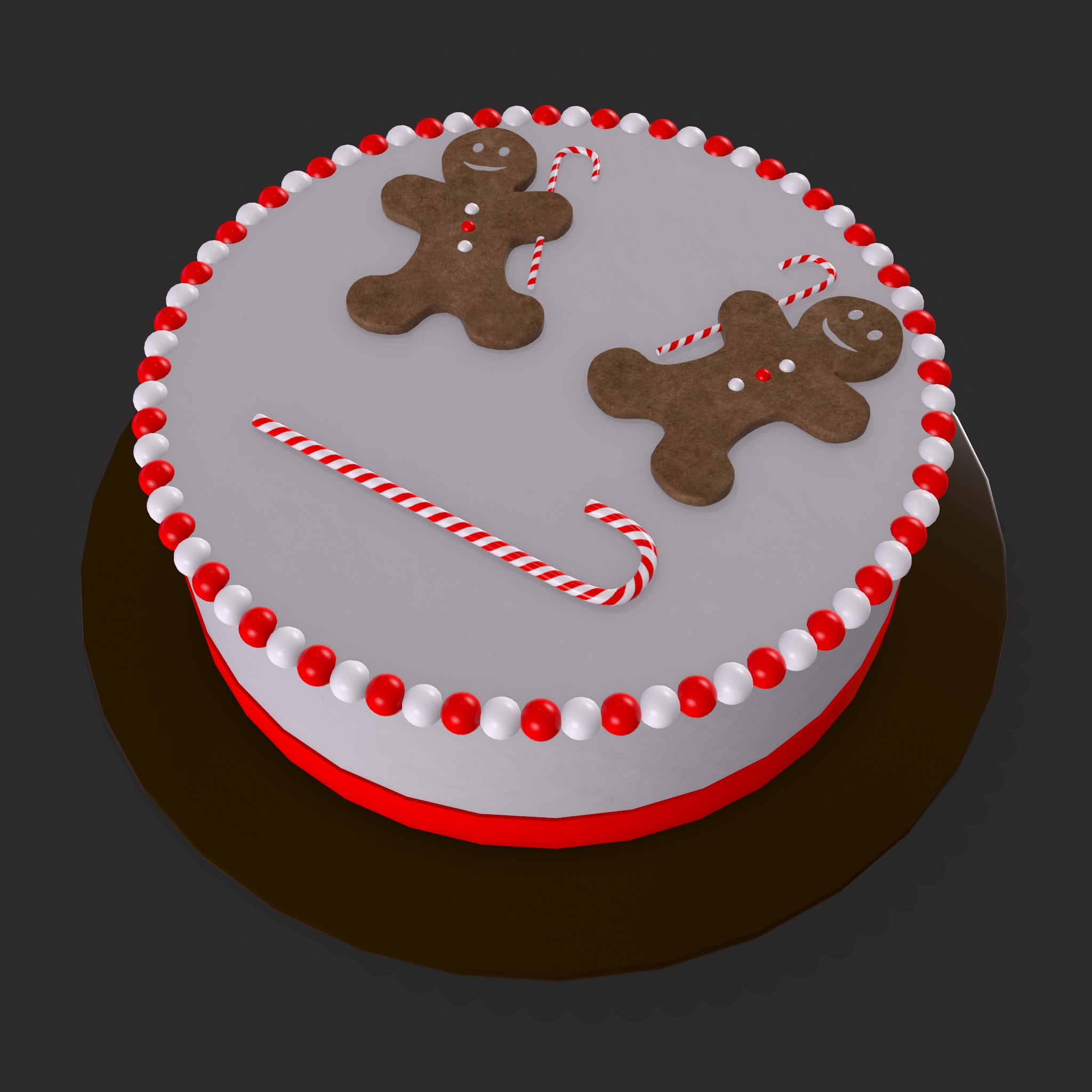 Gingerbread Man Cake - 3D Model by Get Dead Entertainment