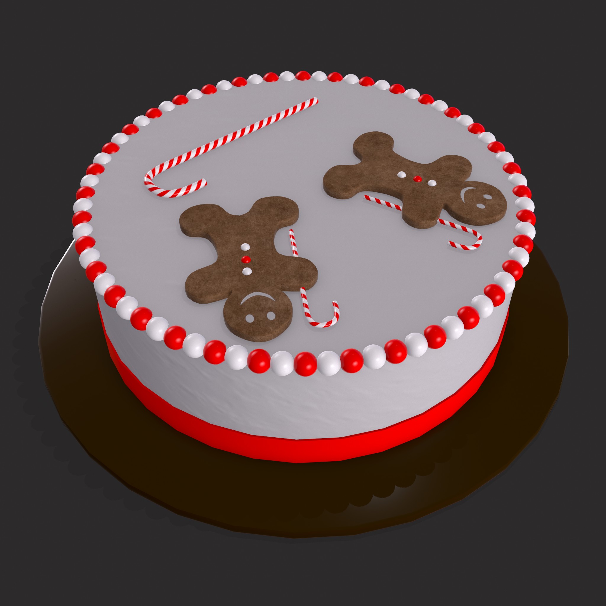 Gingerbread Man Cake - 3D Model by Get Dead Entertainment