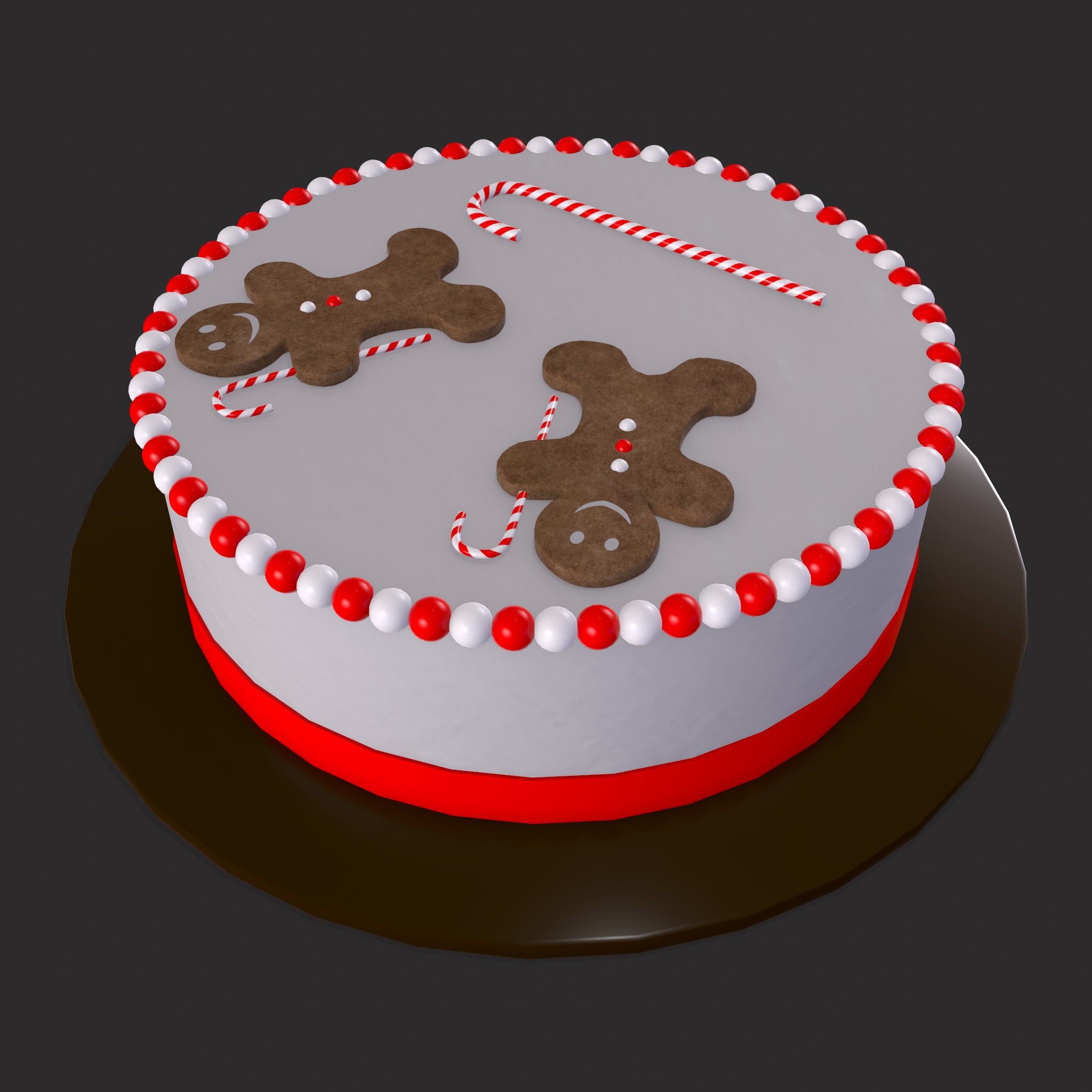 Gingerbread Man Cake - 3D Model by Get Dead Entertainment