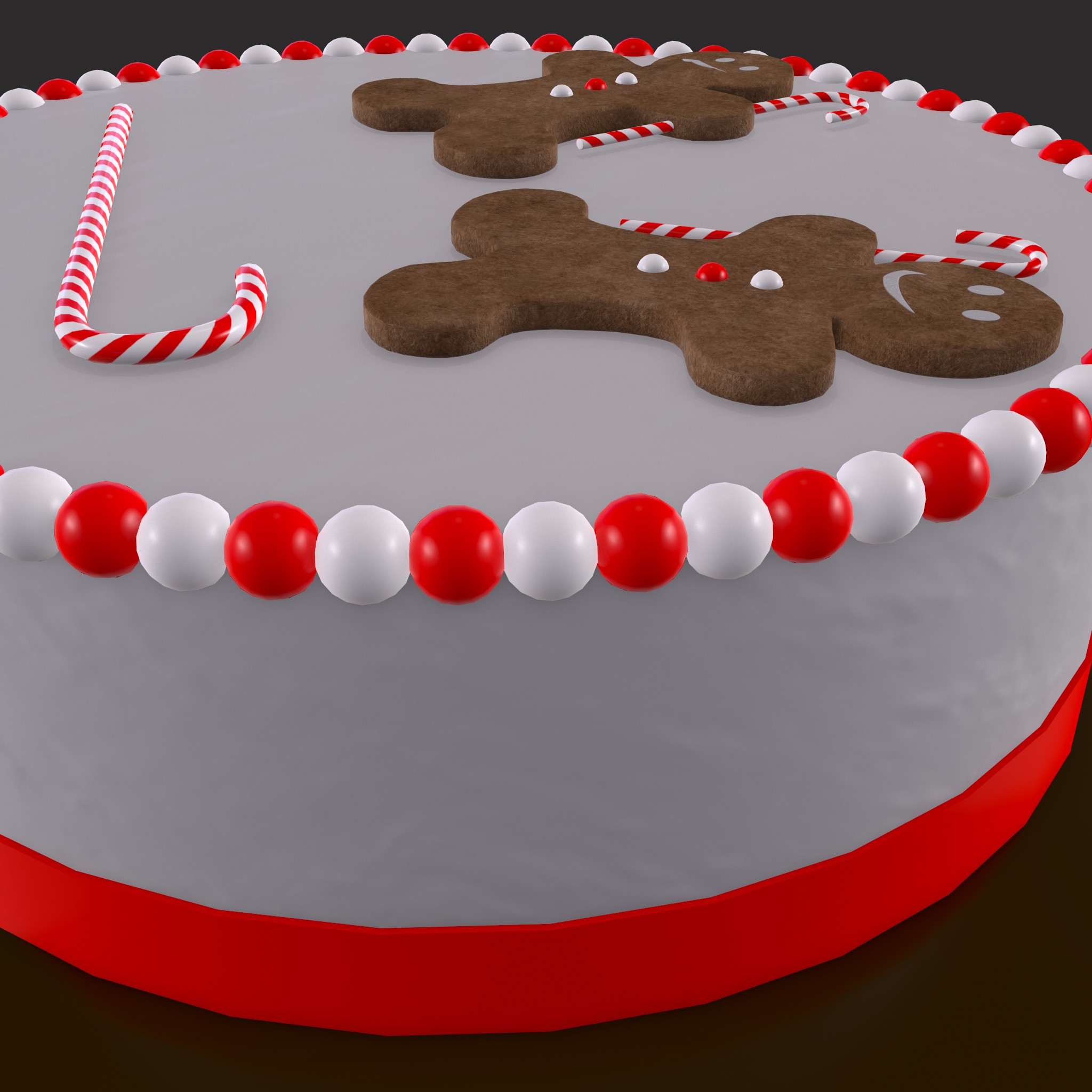 Gingerbread Man Cake - 3D Model by Get Dead Entertainment