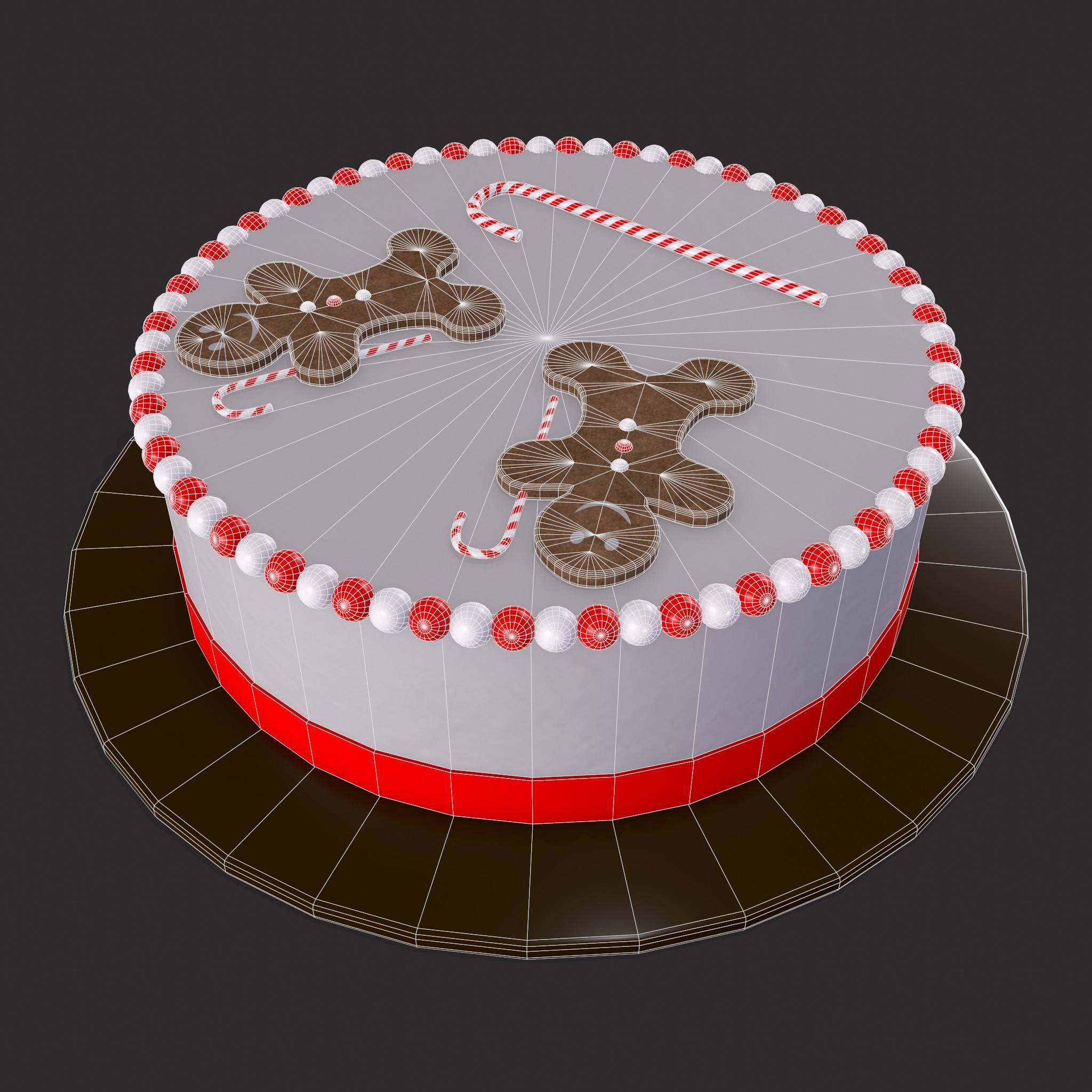 Gingerbread Man Cake - 3D Model by Get Dead Entertainment