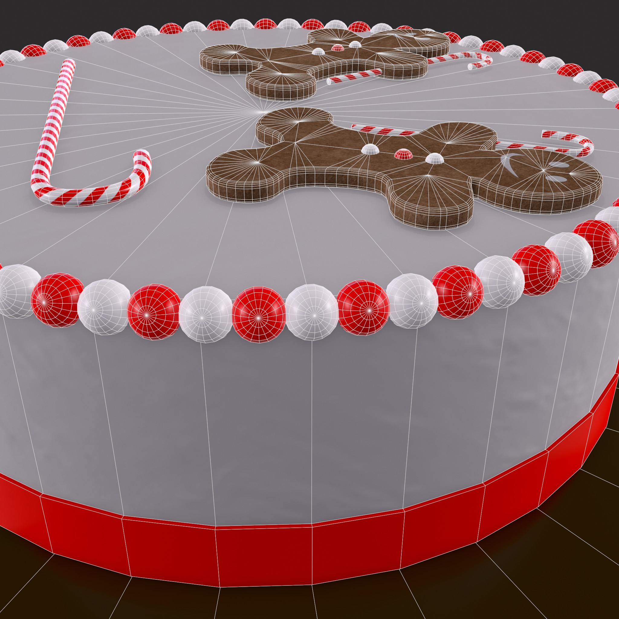 Gingerbread Man Cake - 3D Model by Get Dead Entertainment