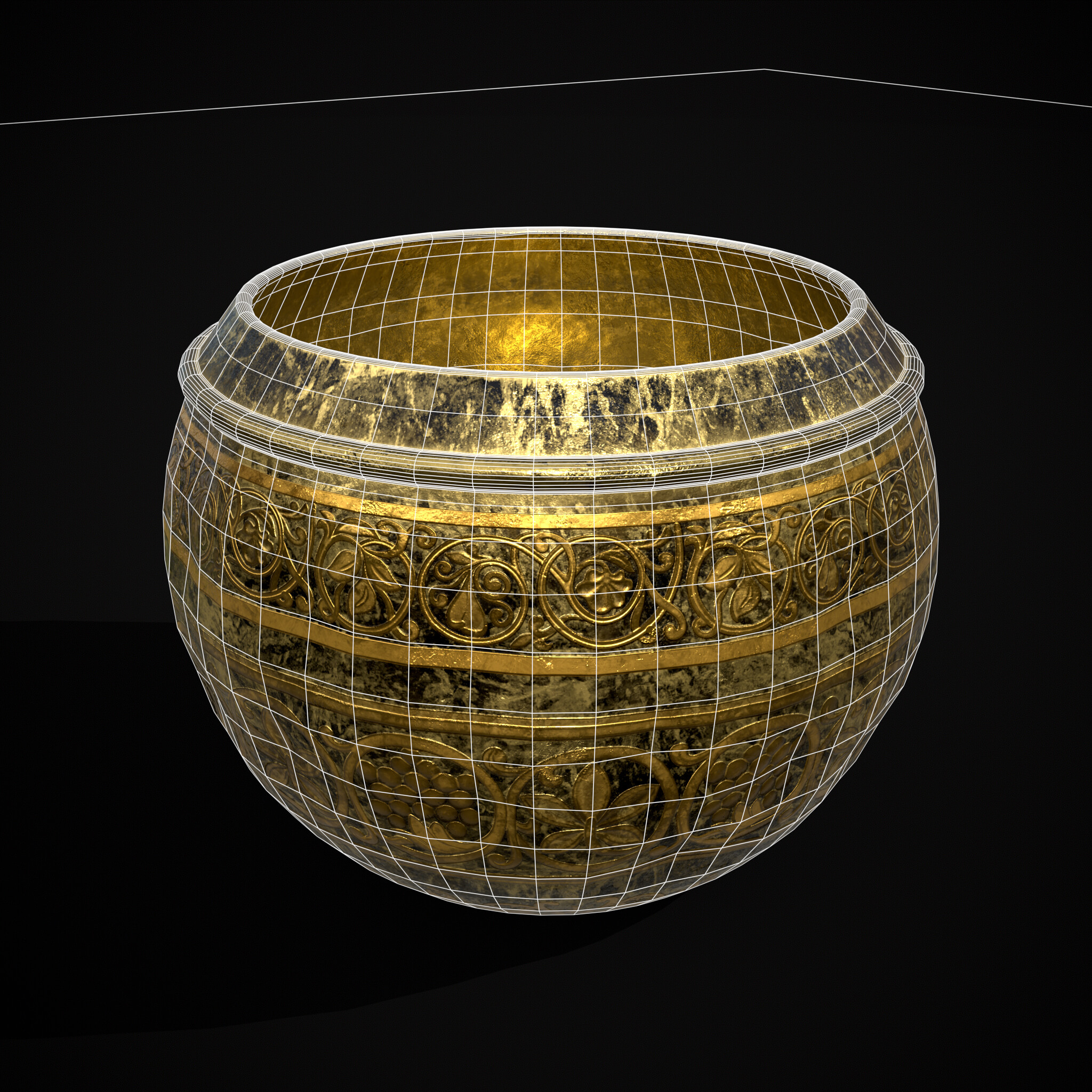 Gold Bowl Treasure - 3D Model by Get Dead Entertainment
