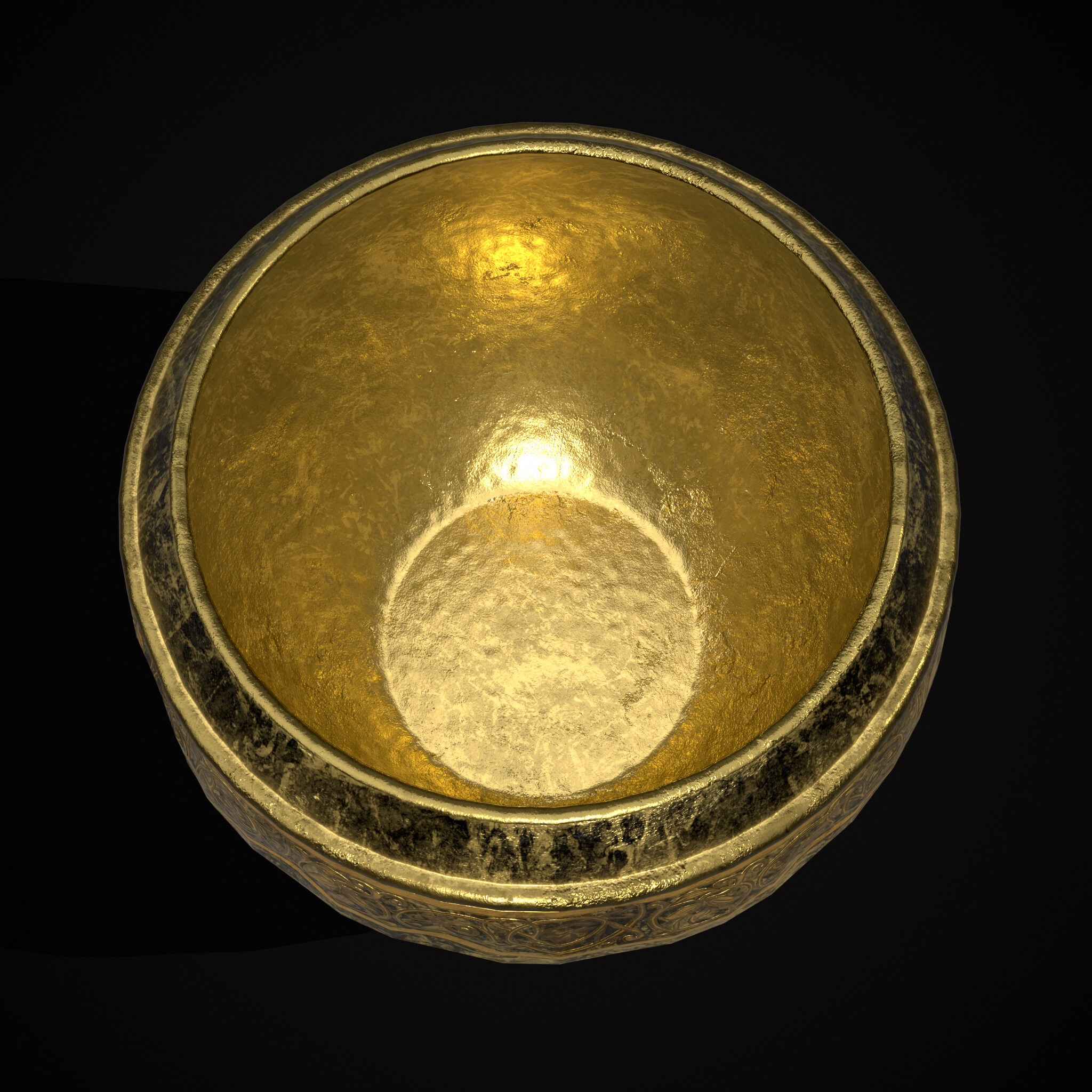 Gold Bowl Treasure - 3D Model by Get Dead Entertainment