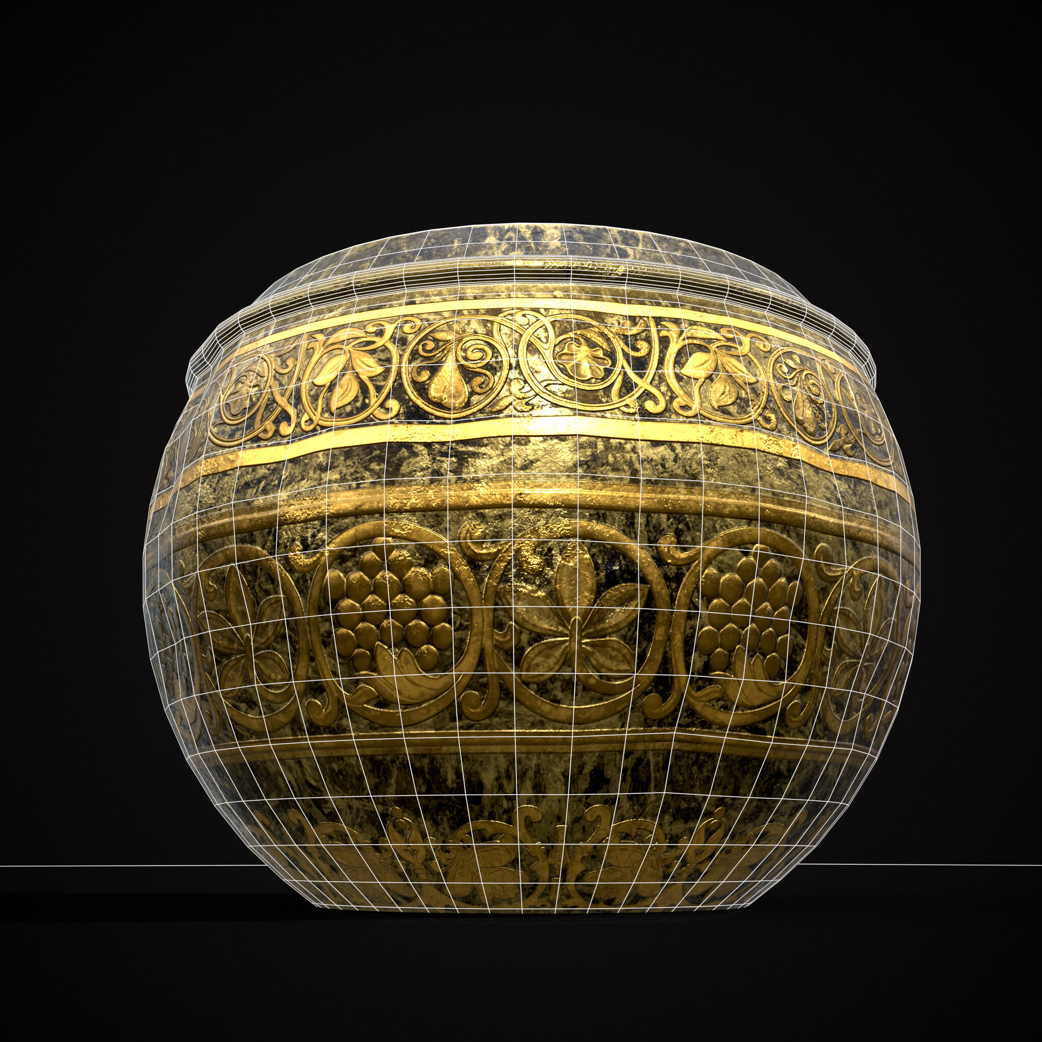 Gold Bowl Treasure - 3D Model by Get Dead Entertainment