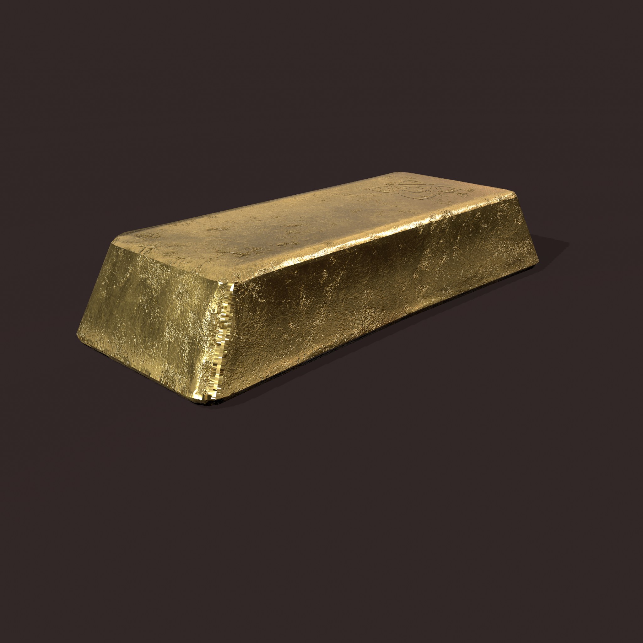 Gold Ingot Large - 3D Model by Get Dead Entertainment